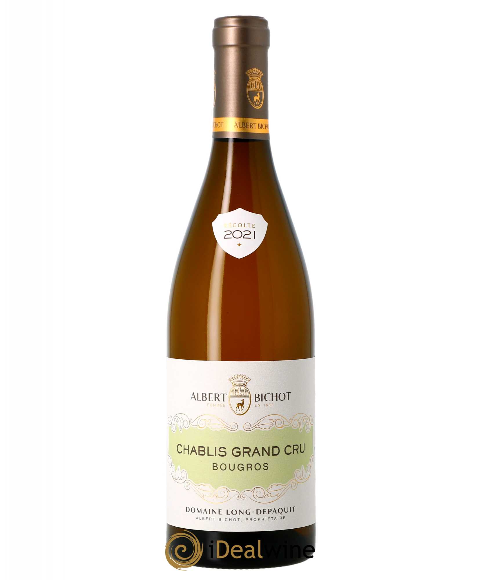 Acheter Chablis Grand Cru Bougros Long Depaquit - Albert Bichot (Domaine) 2021 (lot: 81772)