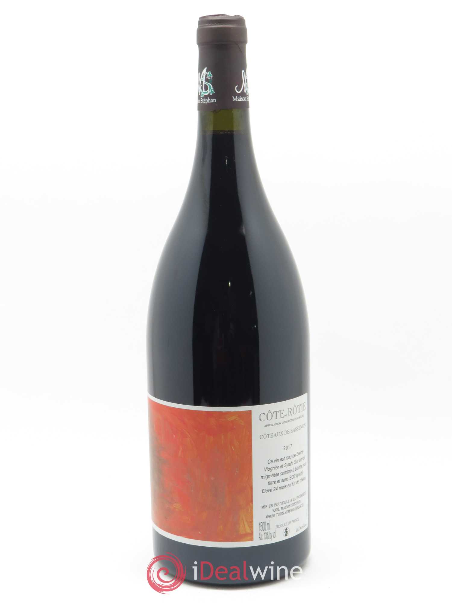 Buy Côte-Rôtie Coteaux de Bassenon Jean-Michel Stephan 2016 (lot: 18021)