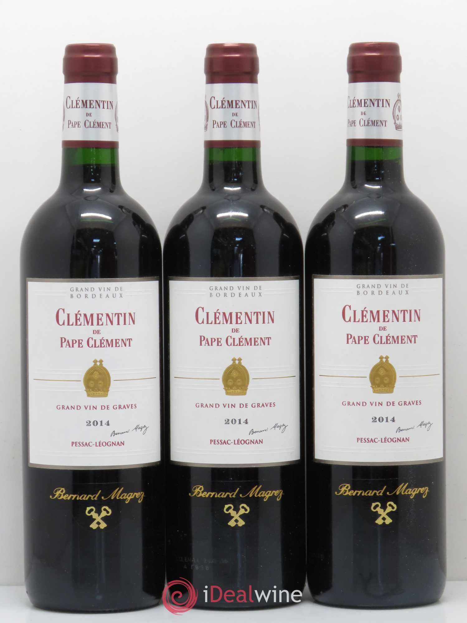 Acheter Le Clémentin de Pape Clément Second Vin 2014 (lot: 18417)