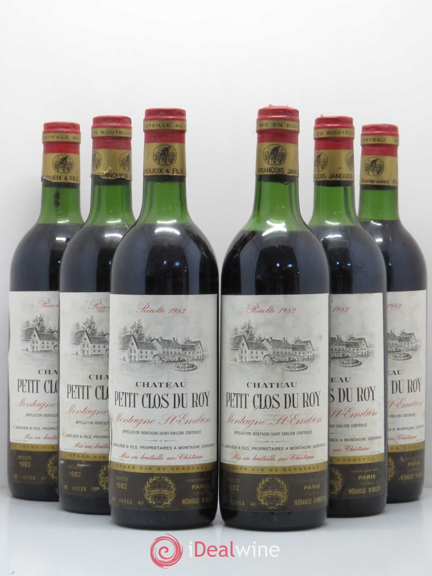 Acheter - Montagne-Saint-Emilion Château Petit Clos du Roy 1982 (lot: 8155)