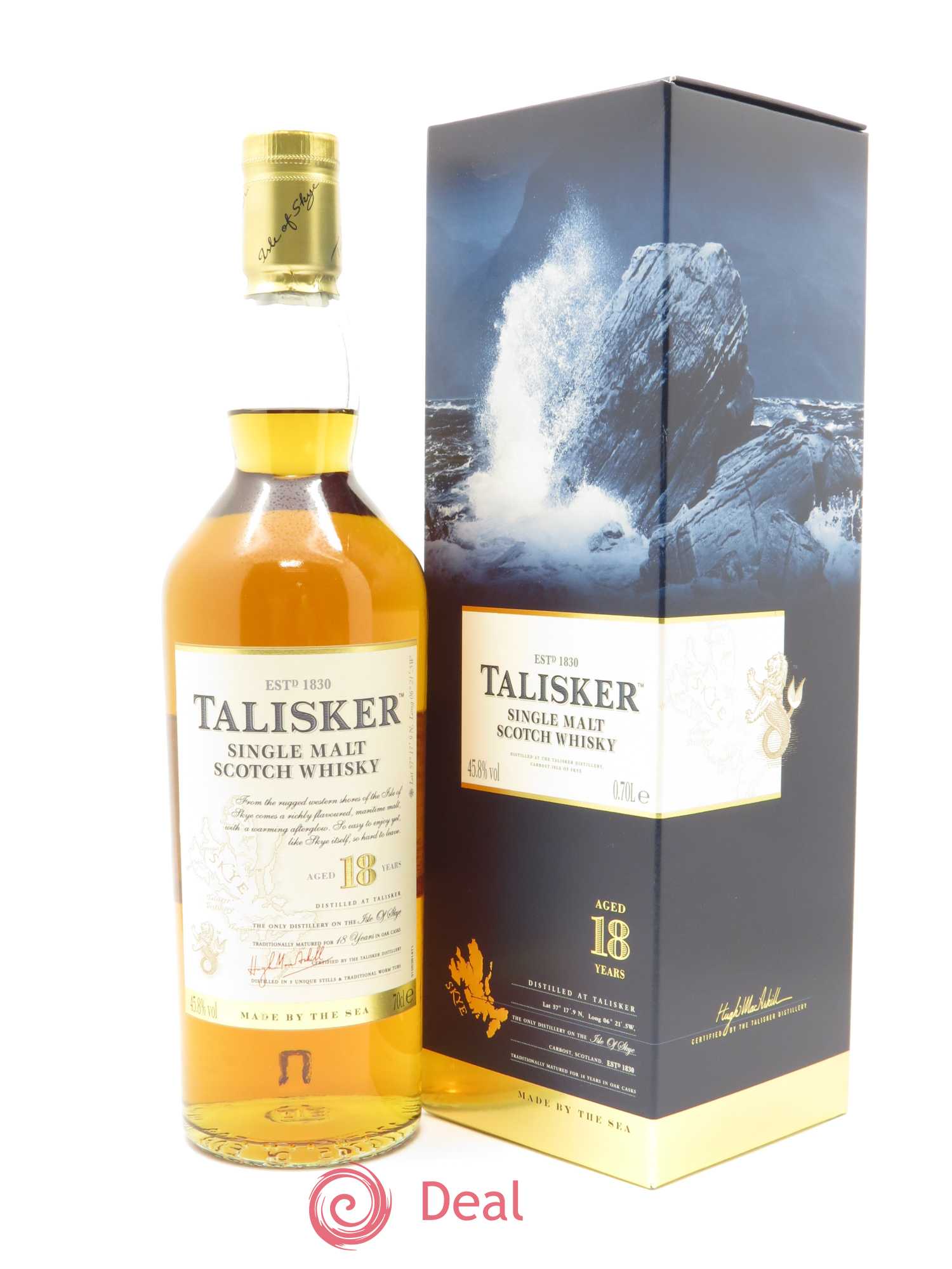 Talisker Single Malt Aged 18 Years Single Malt Aged 18 Years (70cl ...
