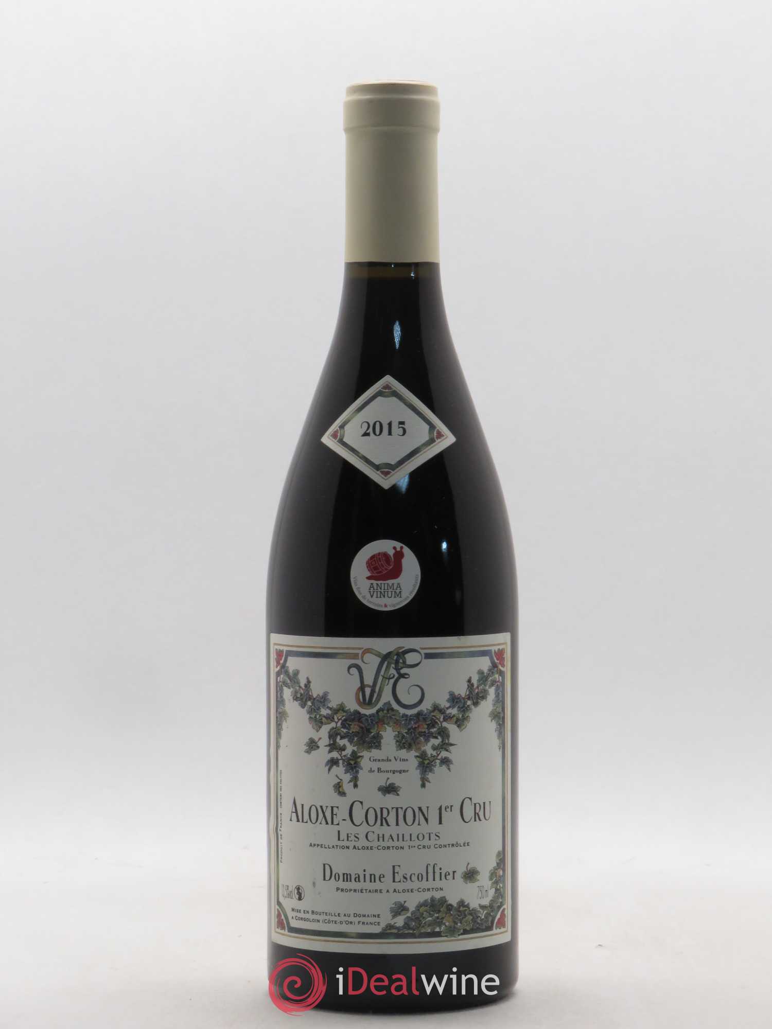 Acheter Aloxe-Corton 1er Cru Les Chaillots Domaine Escoffier 2015 (lot ...