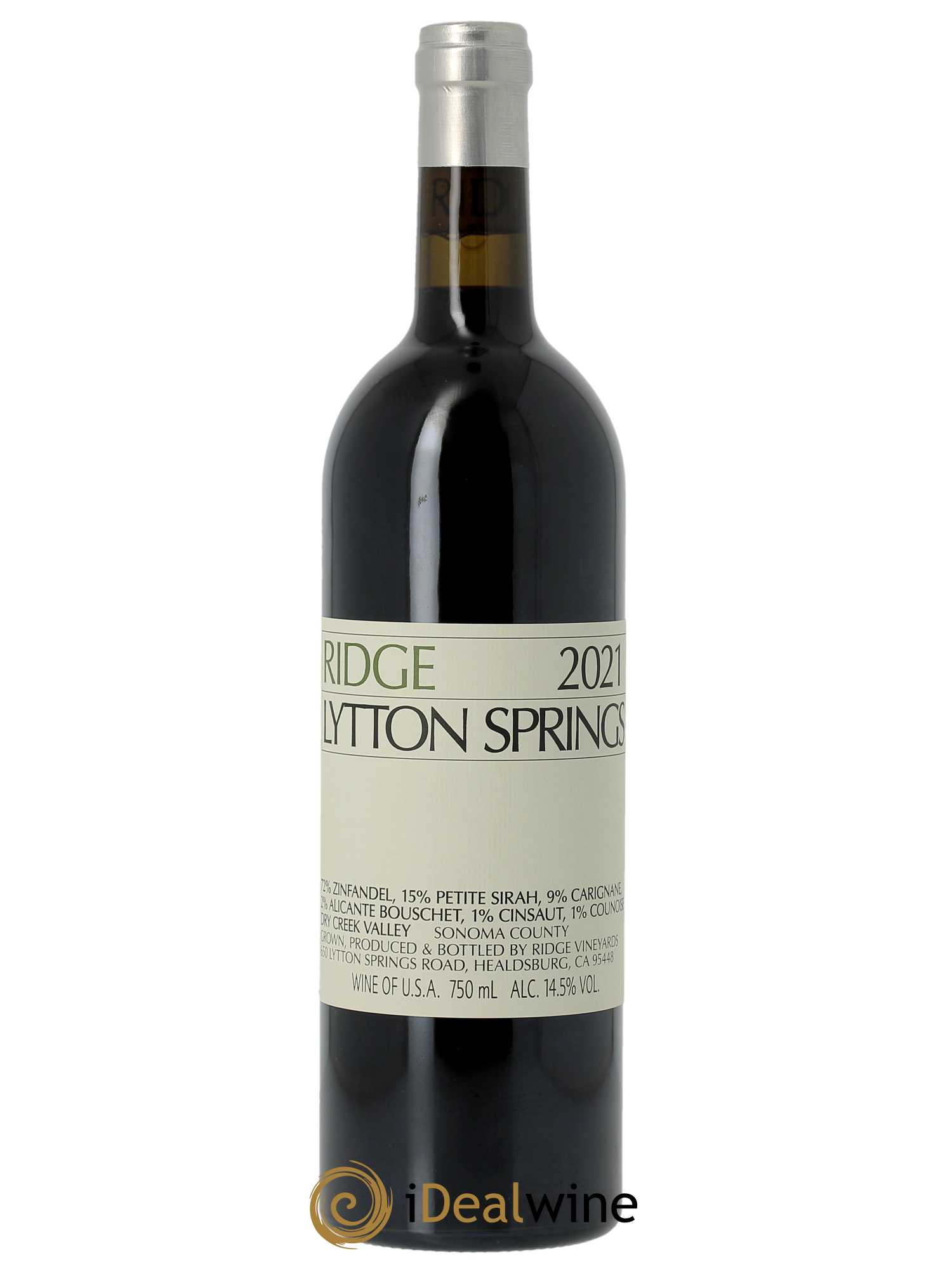 Acheter Dry Creek Valley Ridge - Lytton Springs Ridge Vineyards 2021 ...