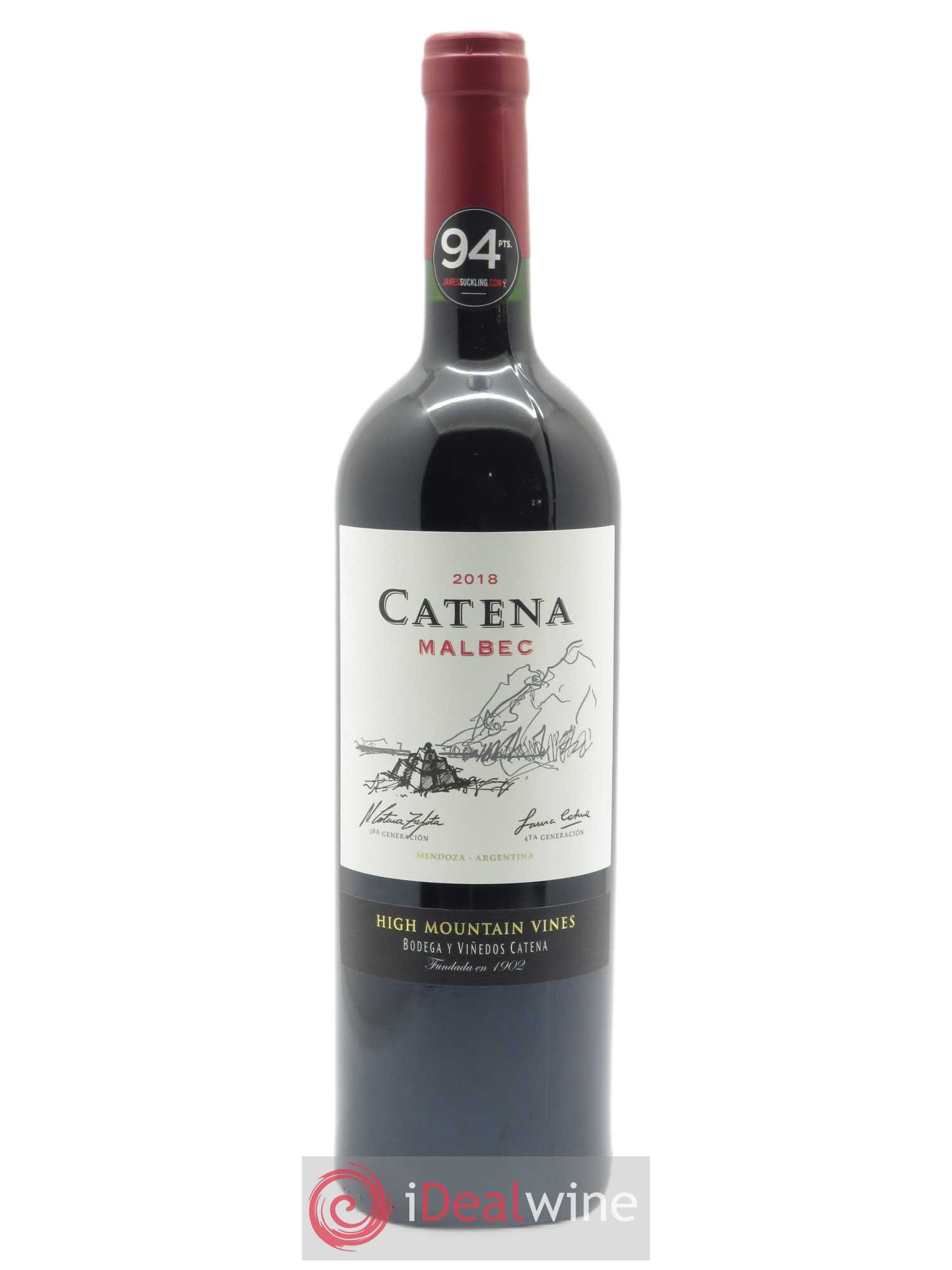 Buy Mendoza Catena Zapata Malbec 2018 (lot: 7660)
