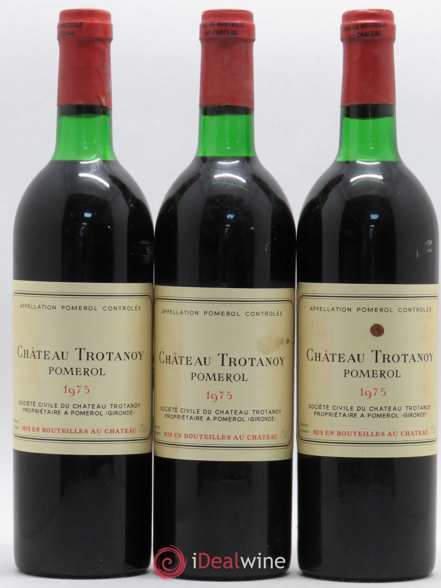 Acheter Château Trotanoy 1975 (lot: 8193)