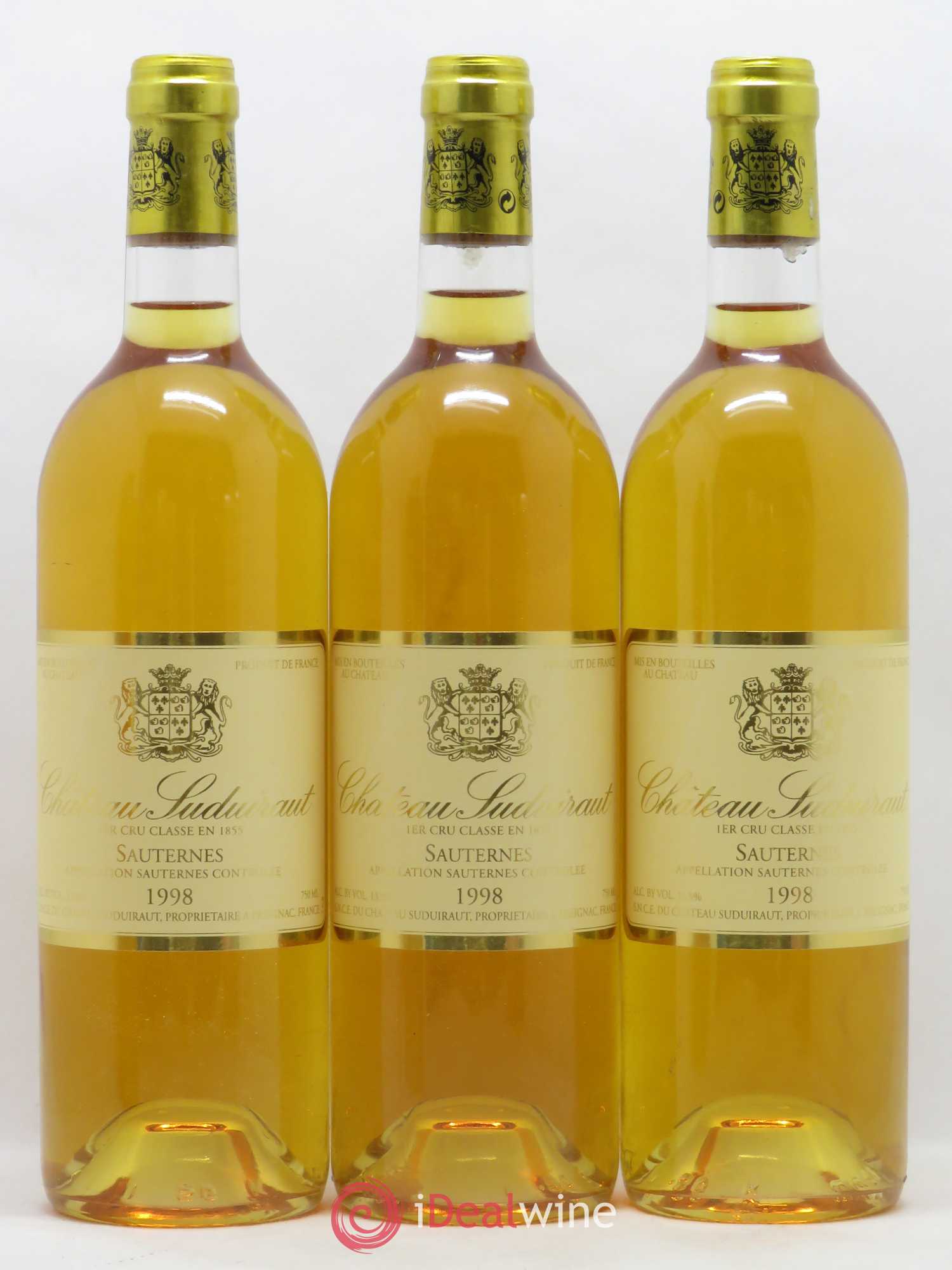 Acheter Château Suduiraut 1er Grand Cru Classé 1998 (lot: 7990)