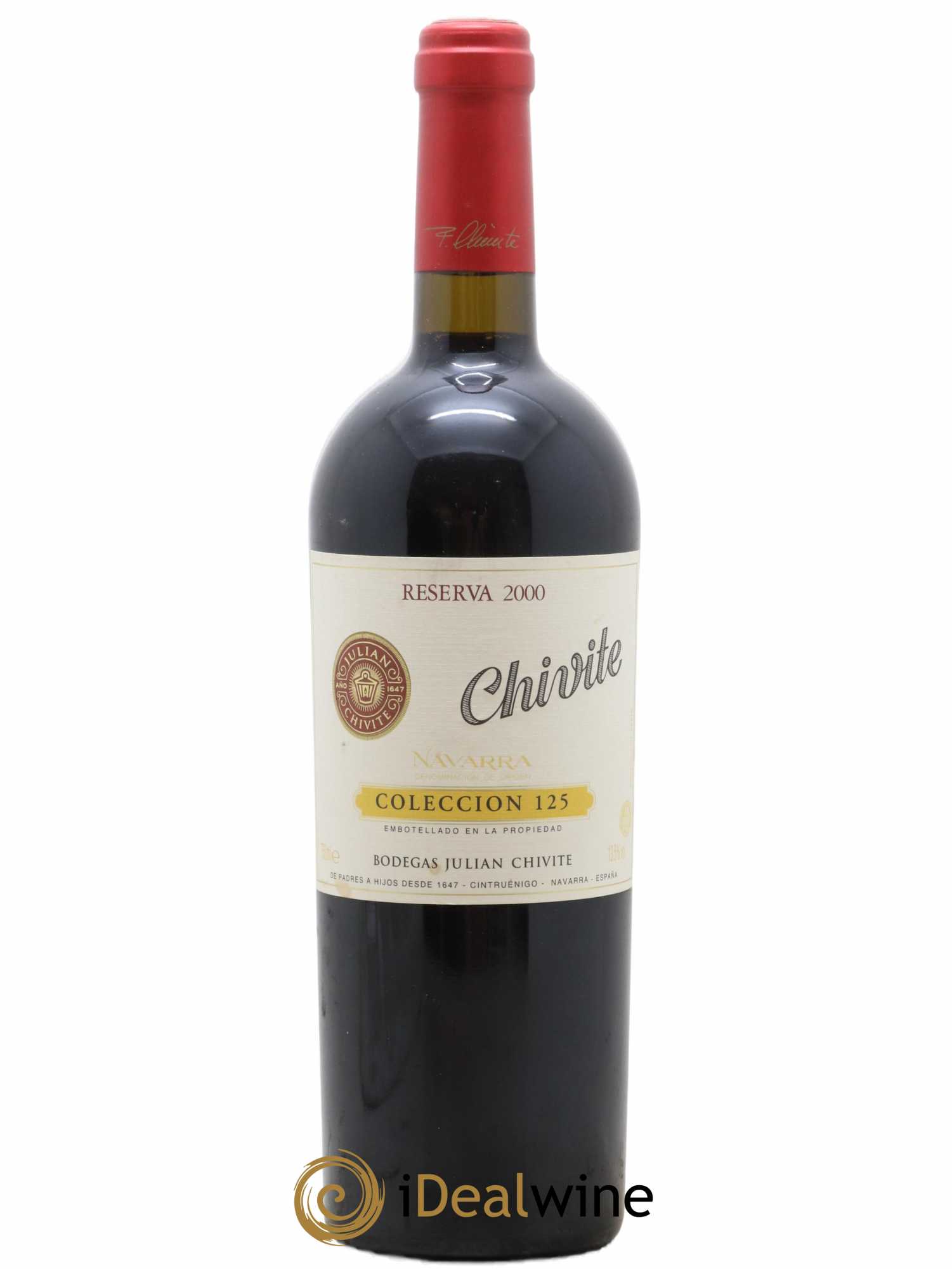 Acheter Navarra Coleccion 125 Bodegas Julian Chivite Reserva 2000 (lot ...