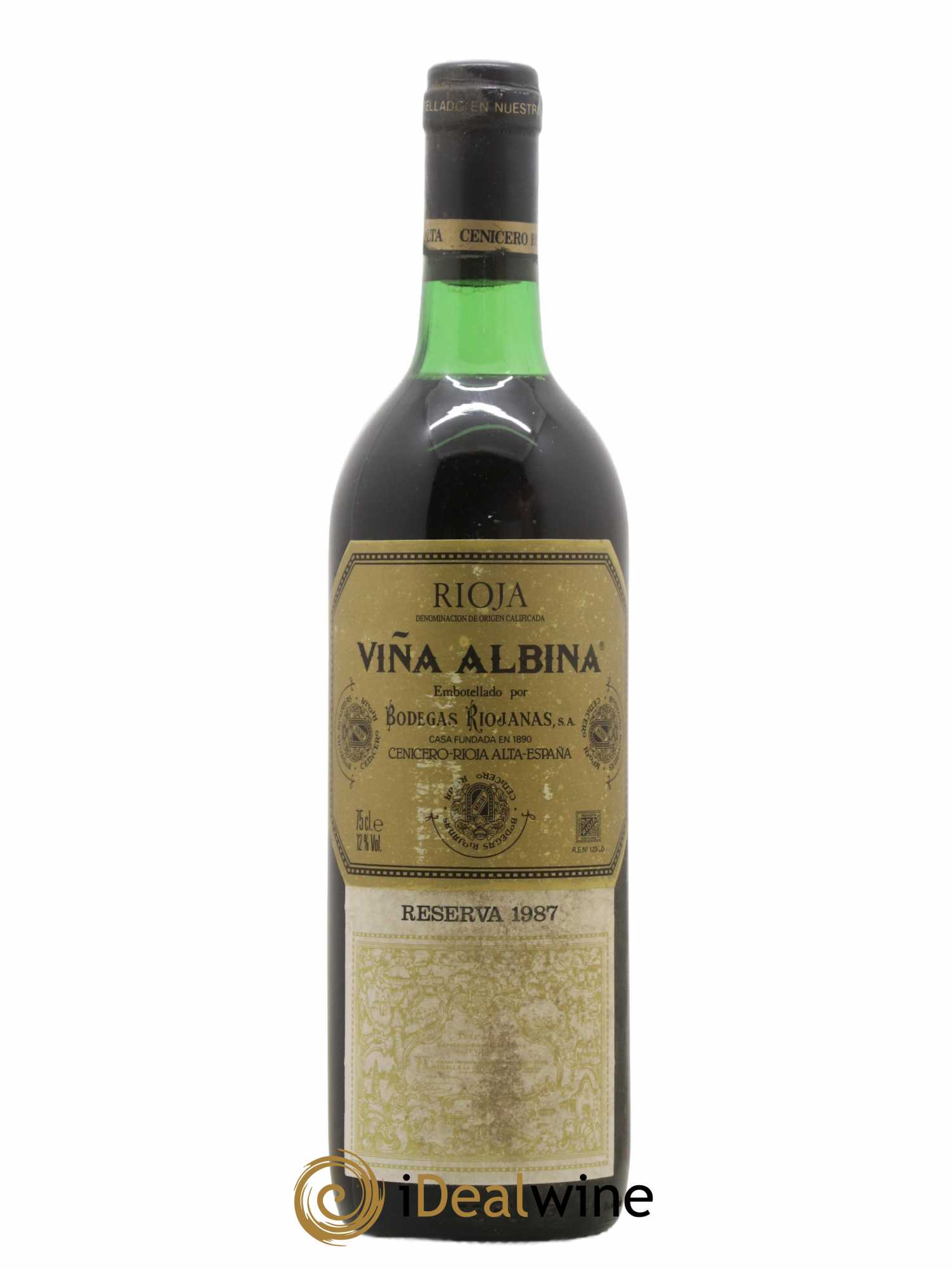 Acheter Rioja DOCa Vina Albina Reserva Riojanas 1987 (lot: 4556)