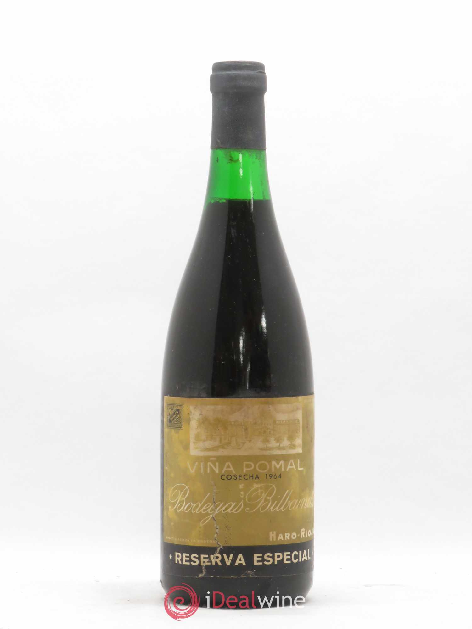 Acheter Rioja DOCa Bodegas Bilbainas Vina Pomal Reserva Especial 1964 ...