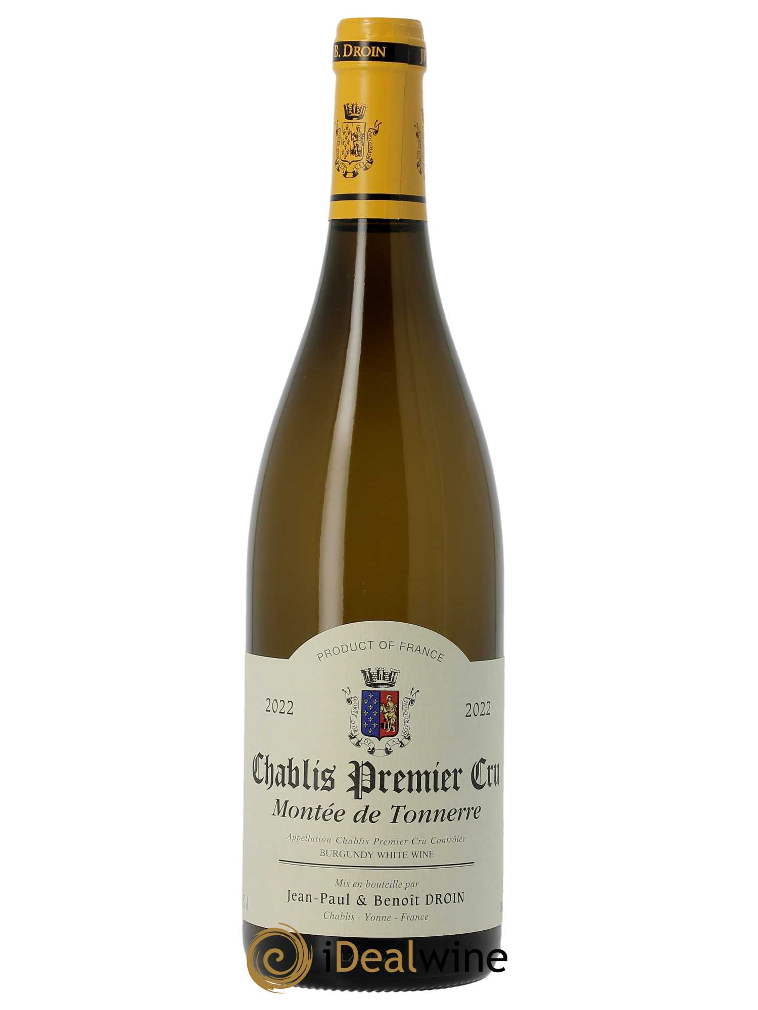 Acheter Chablis 1er Cru Montée de Tonnerre Jean-Paul & Benoît Droin ...
