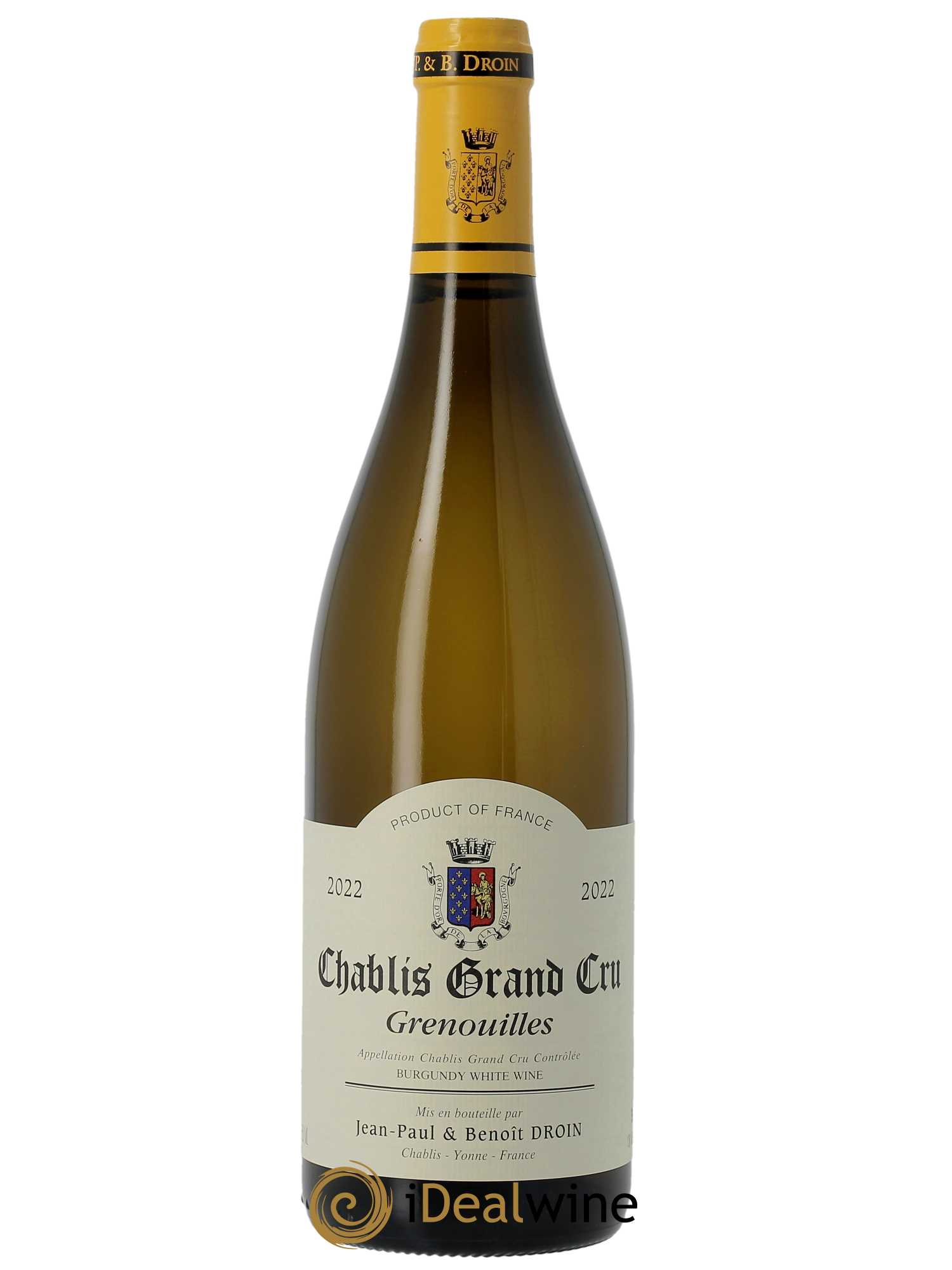 Acheter Chablis Grand Cru Grenouilles Jean-Paul & Benoît Droin (Domaine ...