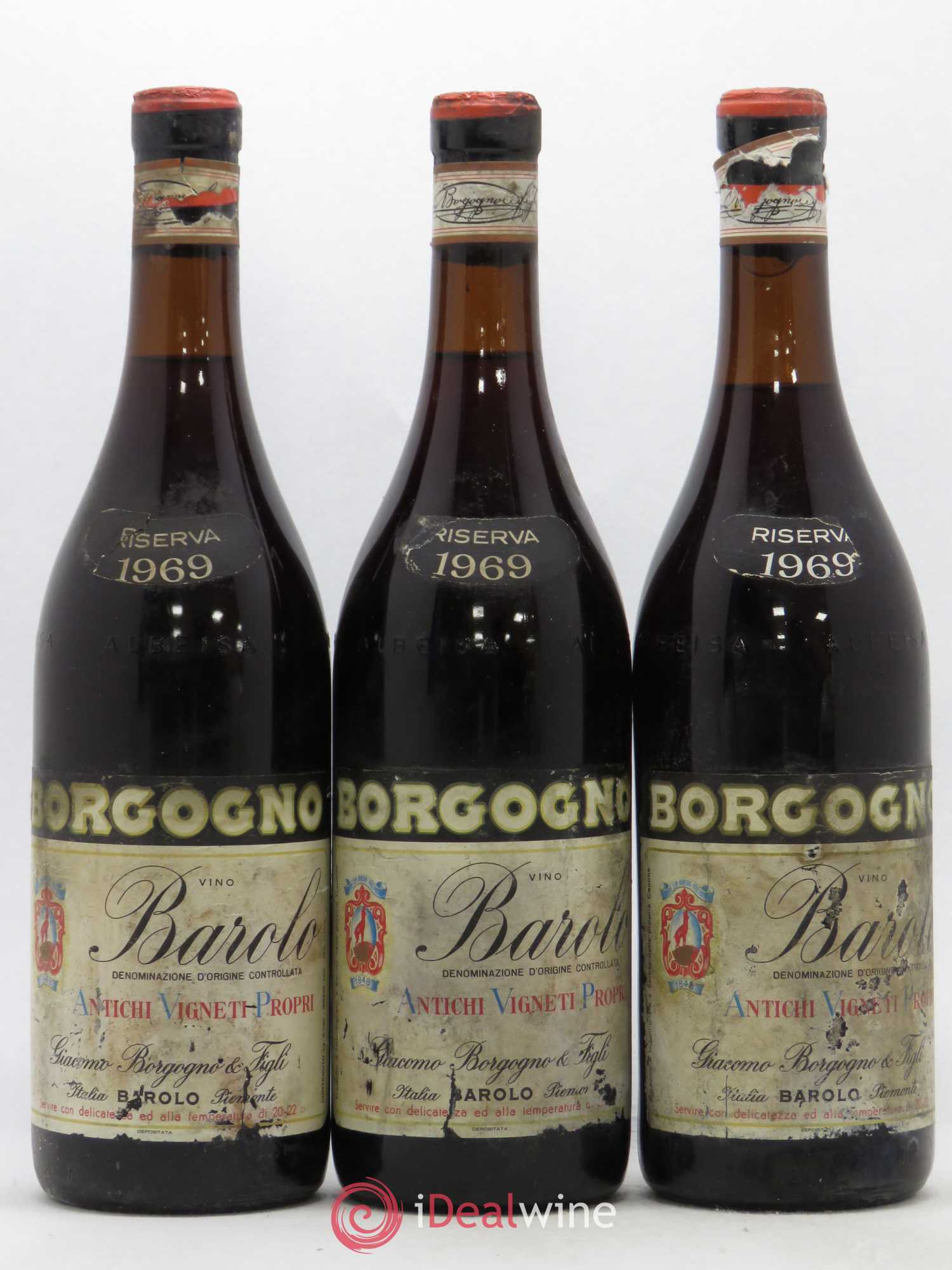 Barolo DOCG Riserva Giacomo Borgogno 1969 | Barnebys