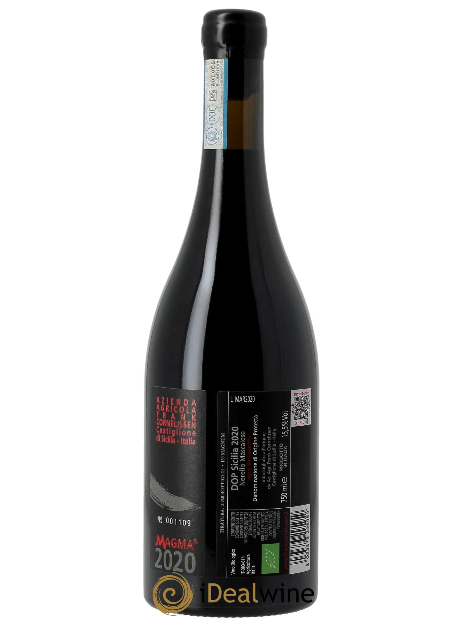 Buy Terre Siciliane IGT Magma Frank Cornelissen 2020 (lot: 62823)