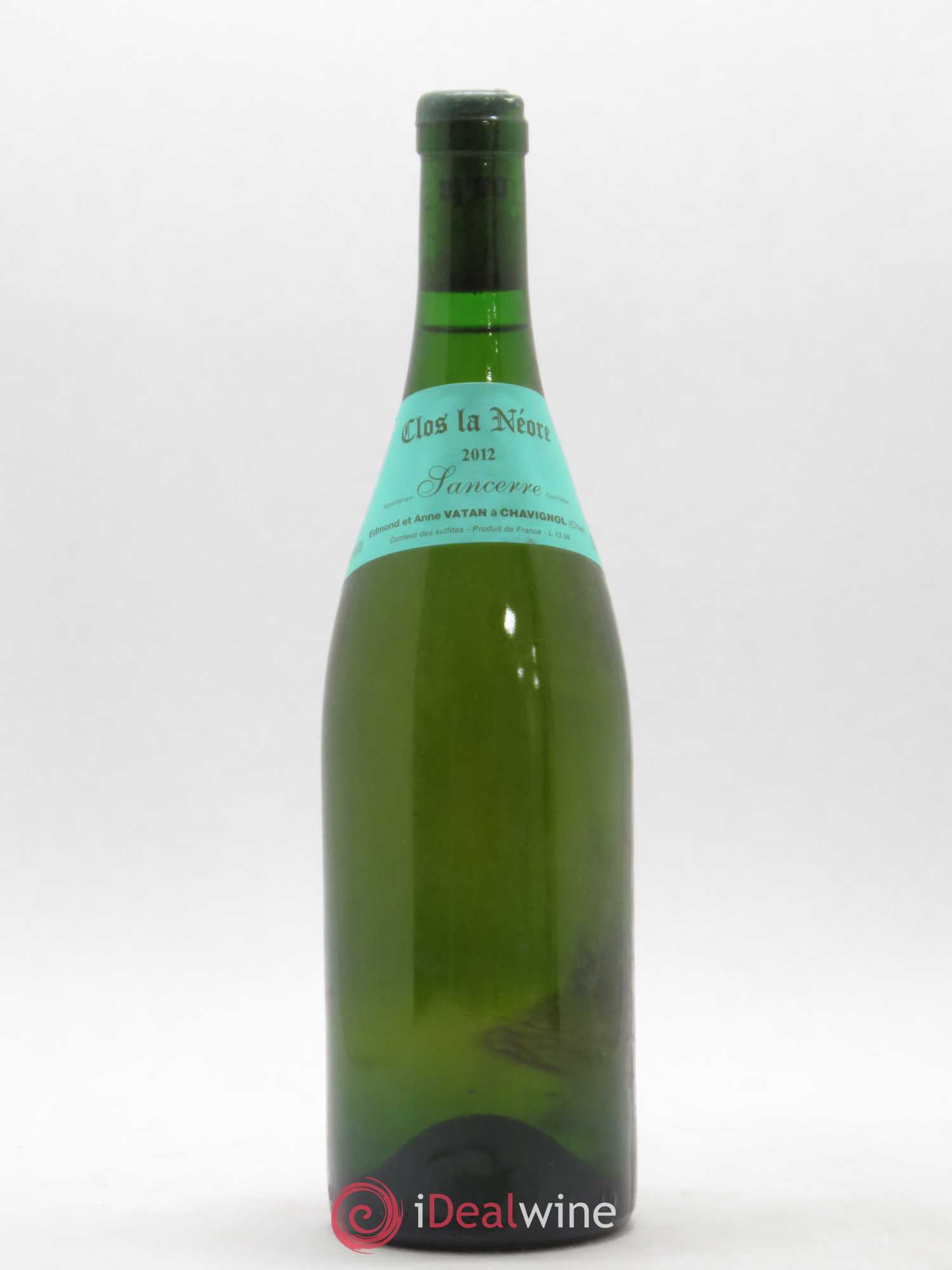 Acheter Sancerre Clos la Neore Edmond Vatan 2012 (lot: 1573)
