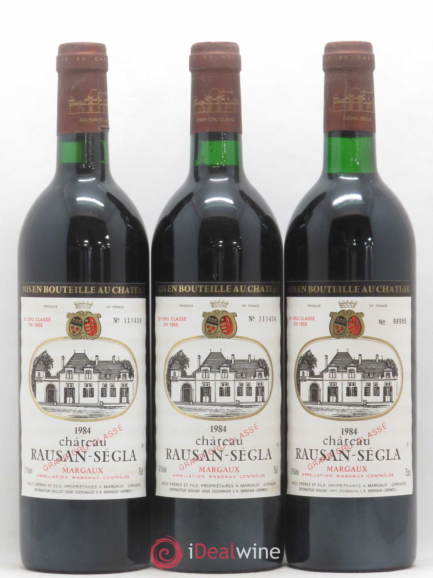 Acheter Château Rauzan Ségla 1984 (lot: 8303)
