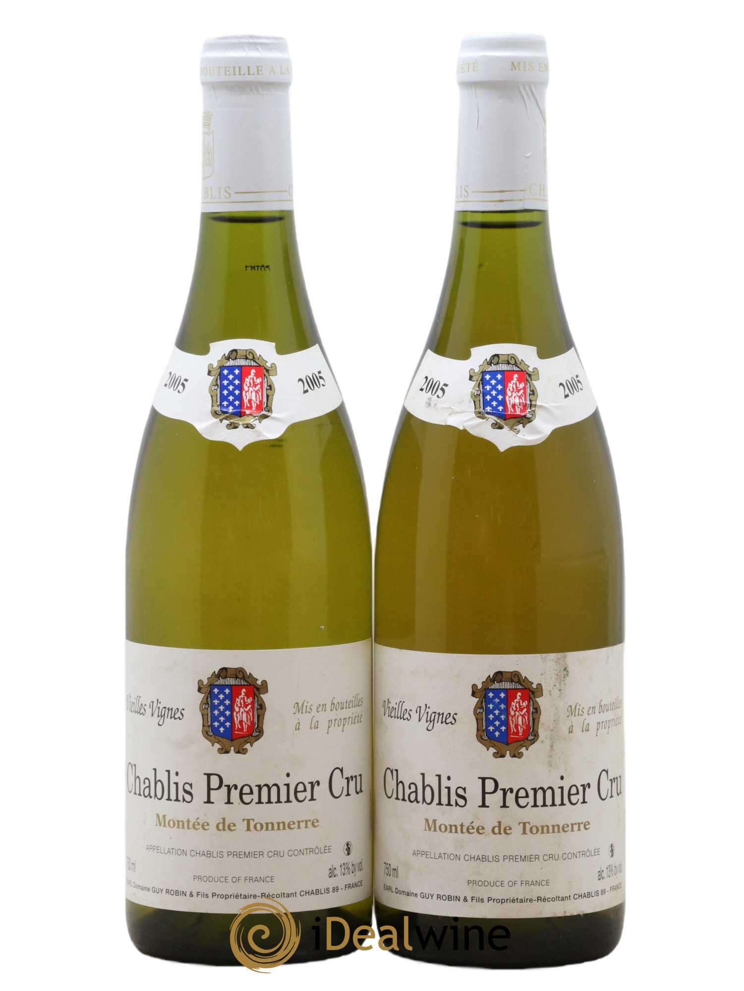 Acheter Chablis 1er Cru Montée de Tonnerre Guy Robin Vieiles vignes ...