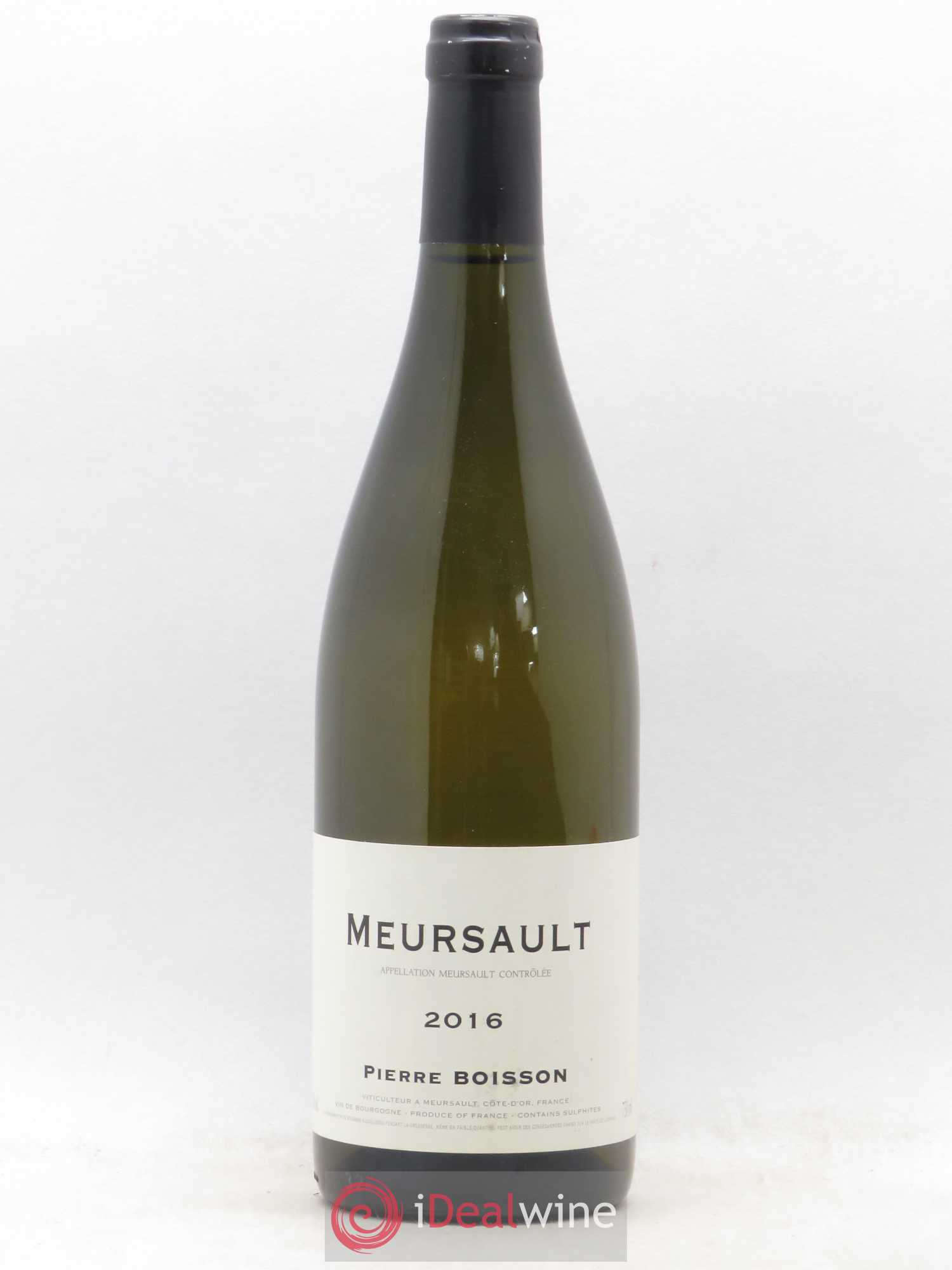 Acheter Meursault Pierre Boisson (Domaine) 2016 (lot: 3097)