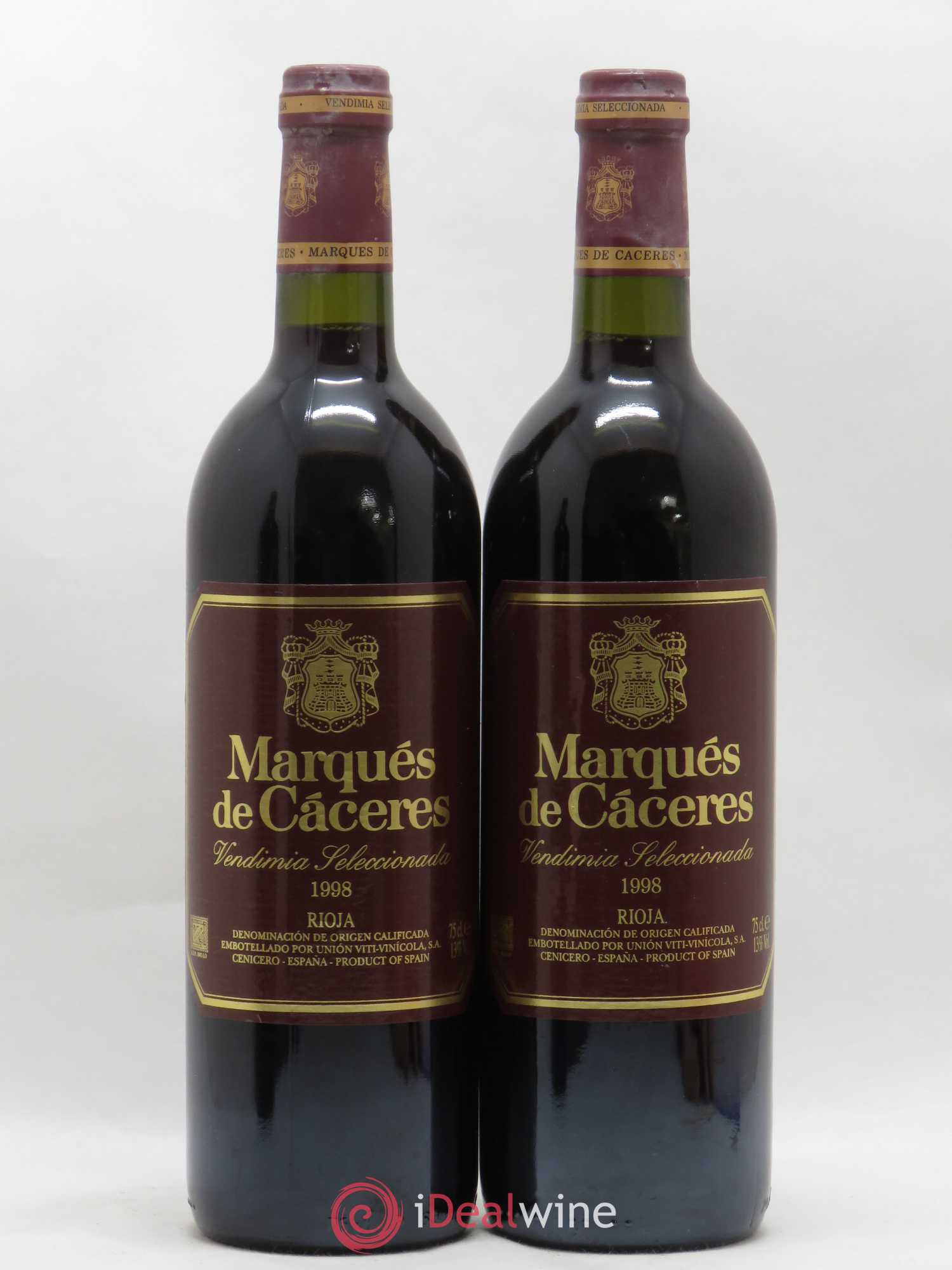 Buy Rioja DOCa Rioja Marques de Caceres Vendimia Seleccionada 1998 (lot ...