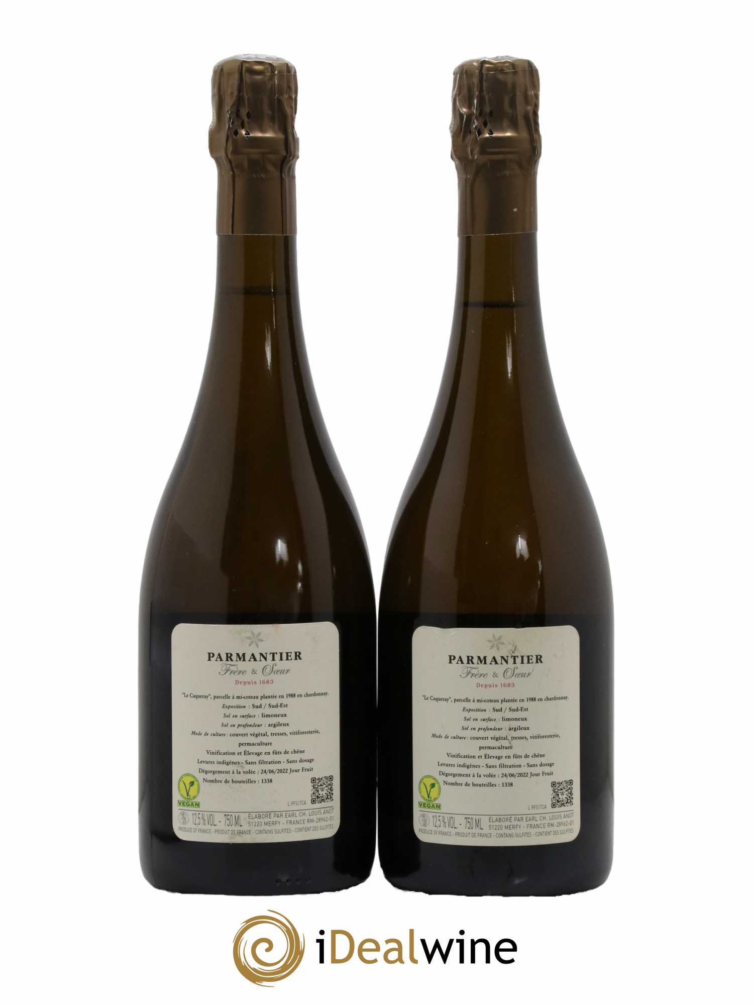 Buy Champagne Extra-Brut Blanc de Blancs 1er Cru Le Caqueray Parmantier ...