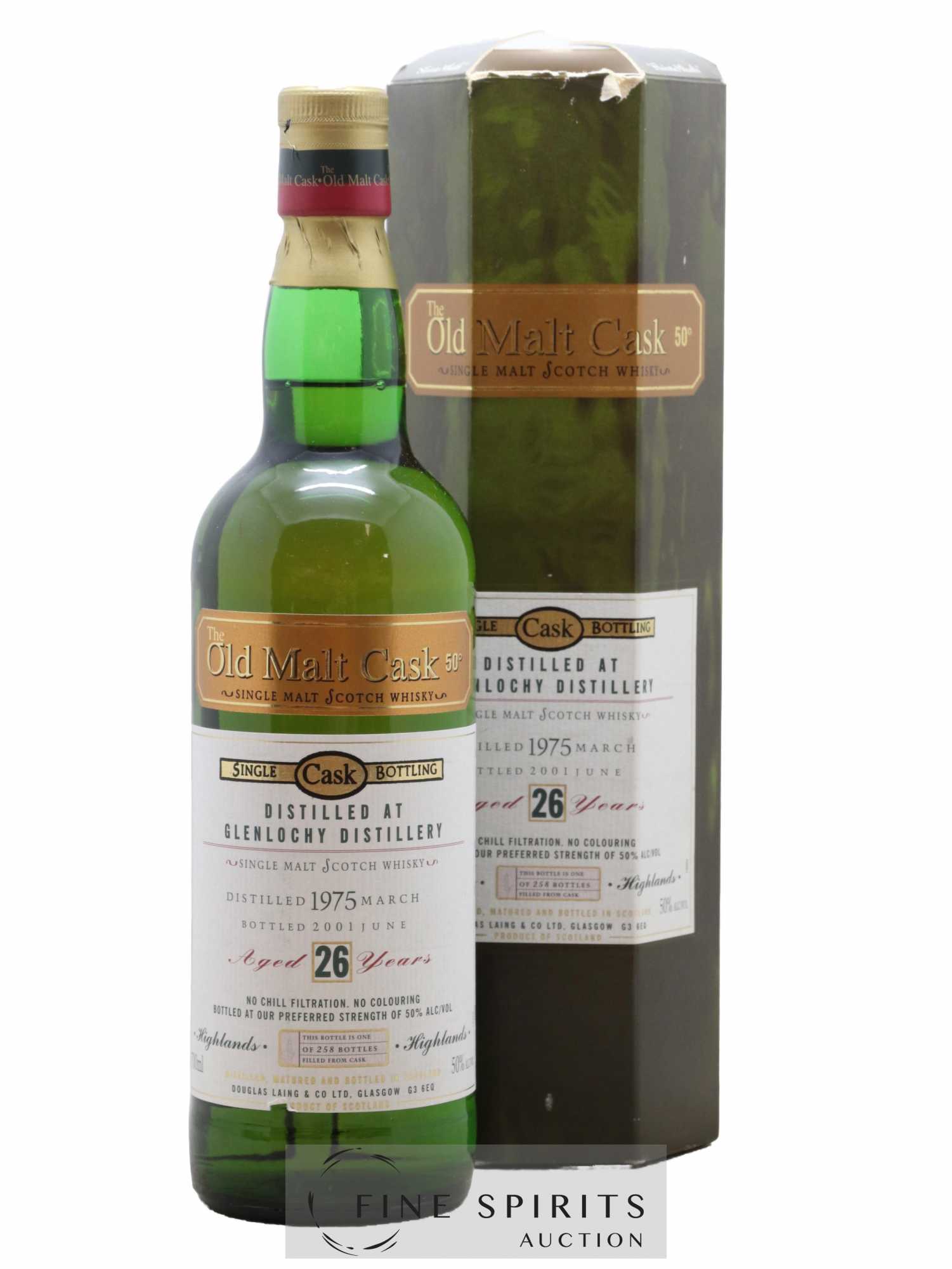 Acheter Glenlochy 26 years 1975 Douglas Laing One of 258 - bottled 2001 ...