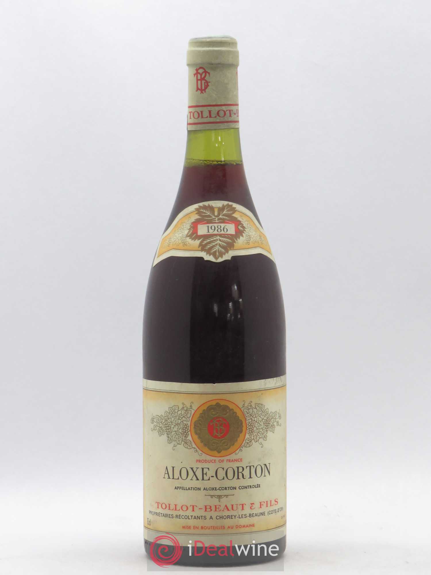 Buy Aloxe-Corton Tollot Beaut (Domaine) 1986 (lot: 3716)