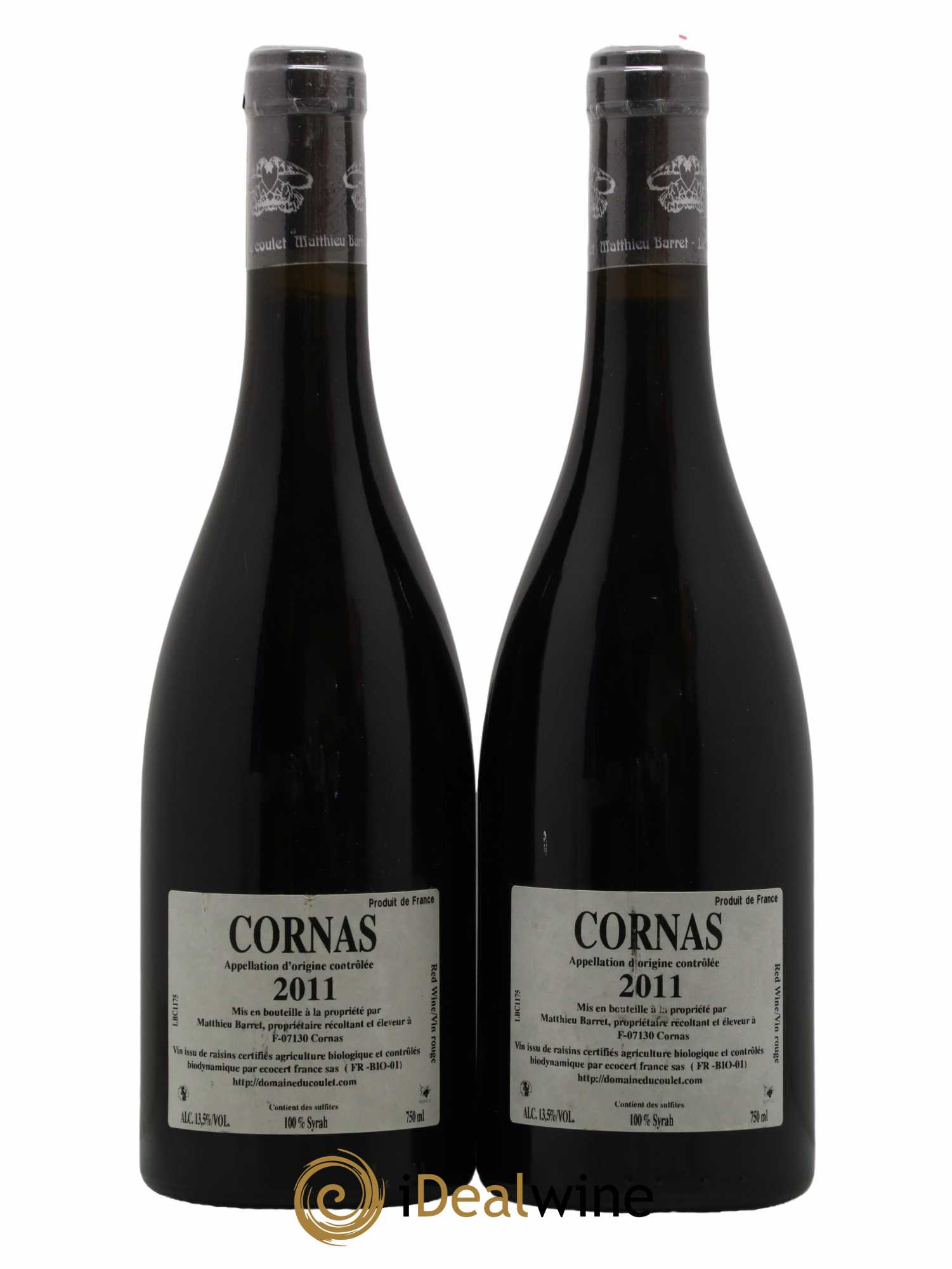 Acheter Cornas Brise Cailloux Coulet (Domaine du) - Matthieu Barret ...