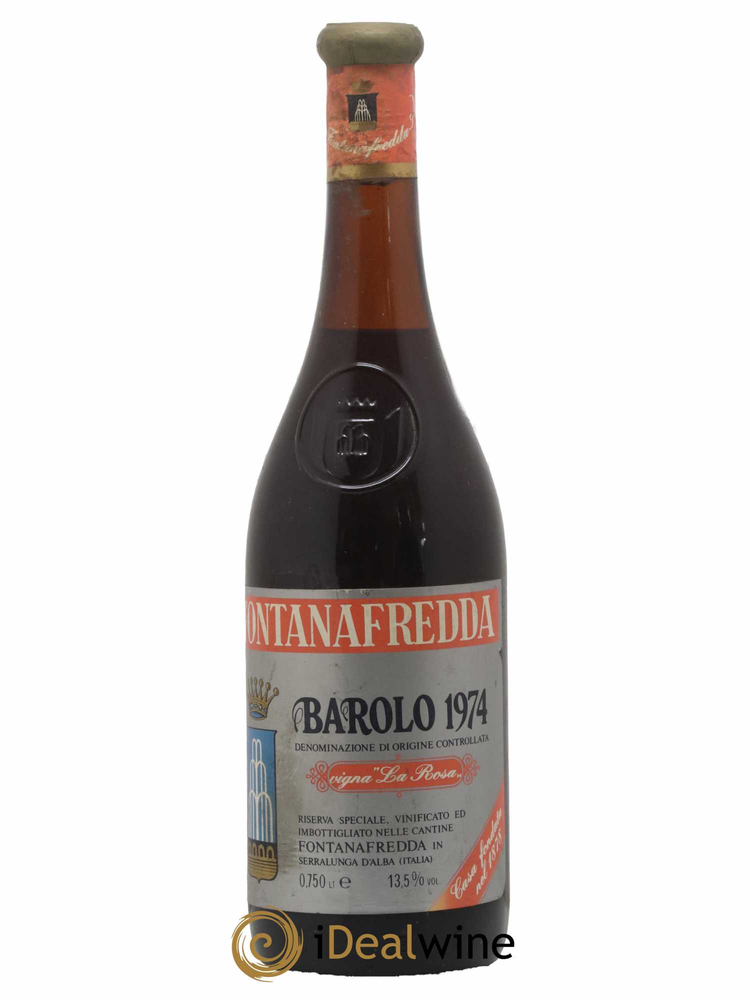 Acheter Barolo DOCG Vigna La rosa Fontanafredda 1974 (lot: 688)