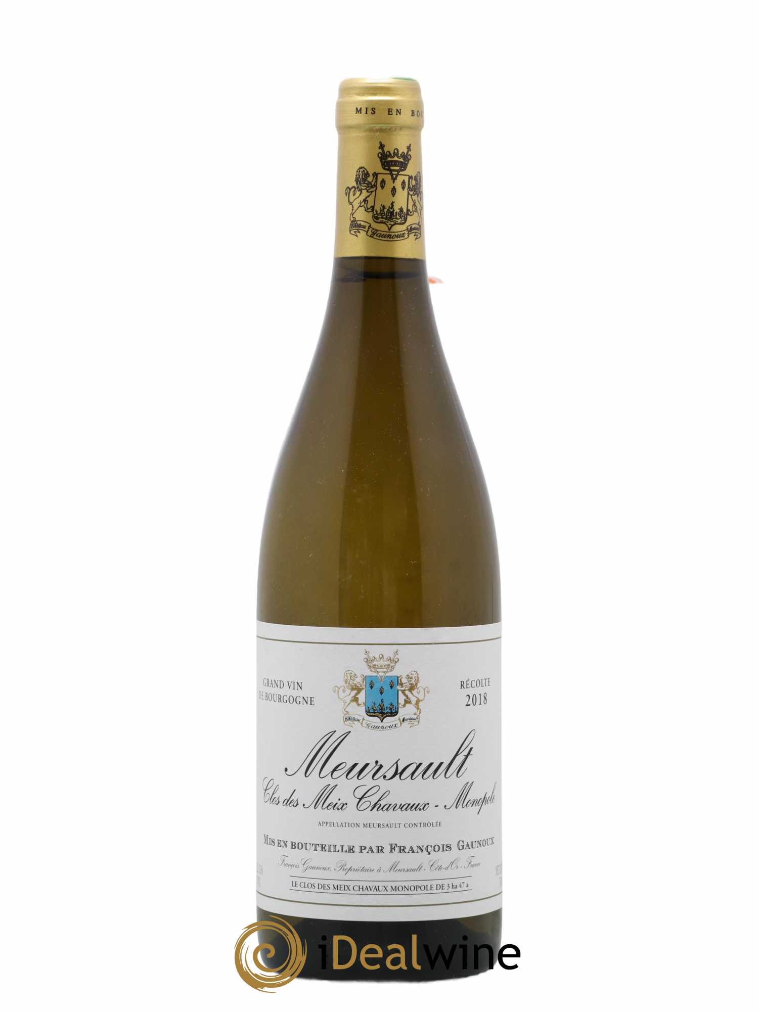 Acheter Meursault Clos des Meix Chavaux François Gaunoux 2018 (lot: 2417)