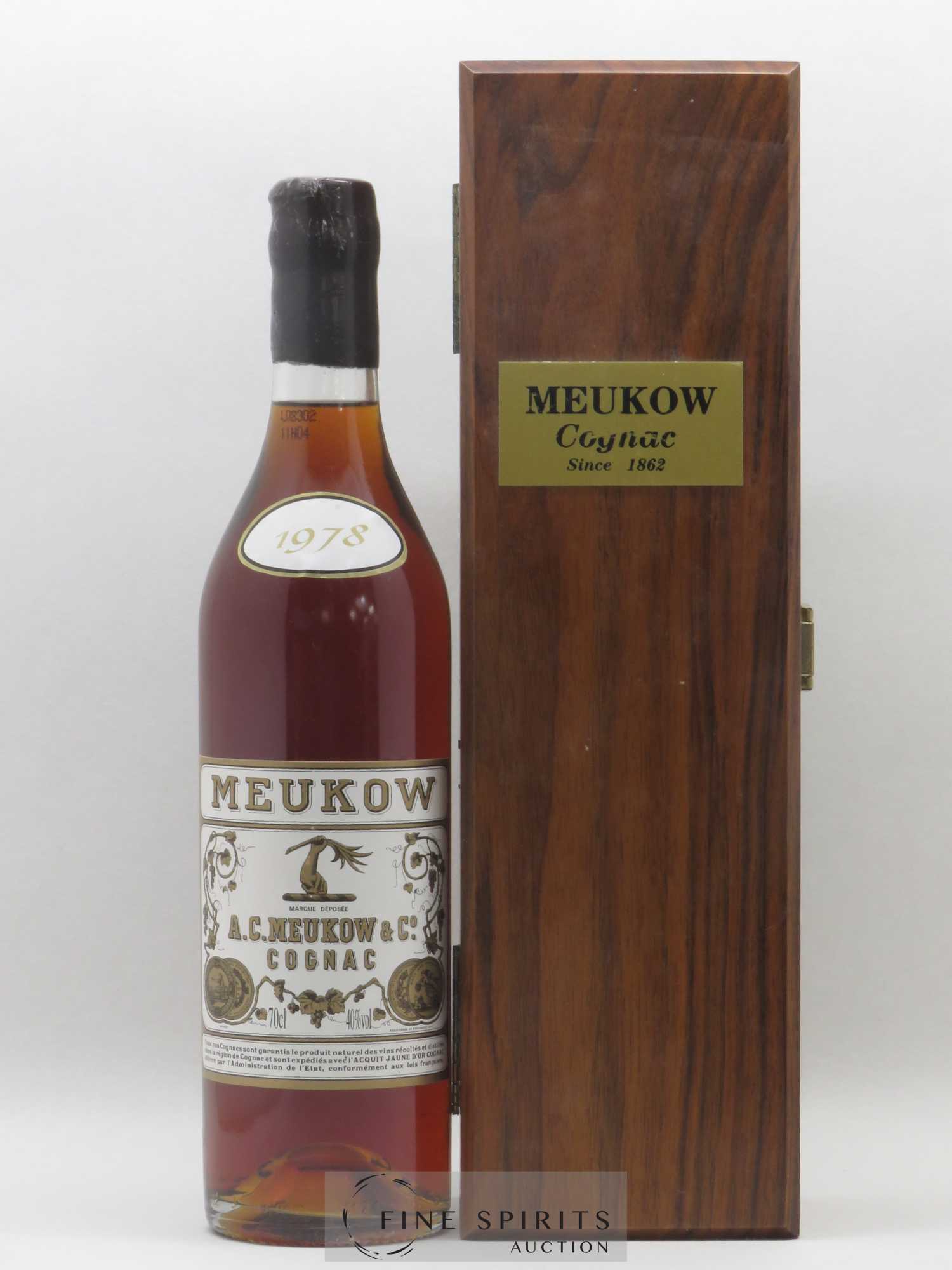 Acheter Meukow 1978 Of. A.C.Meukow & Co. (lot: 215)