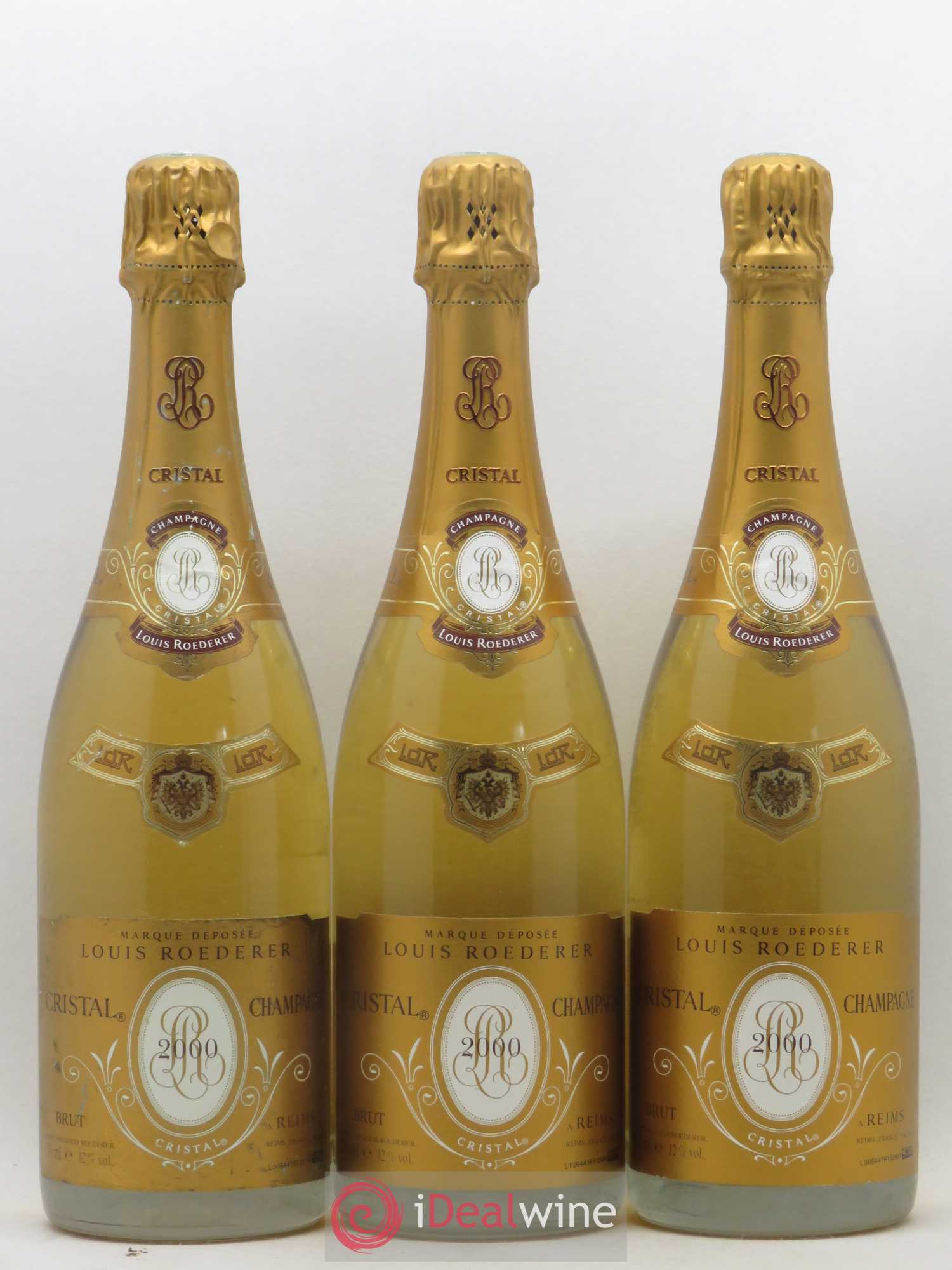 Buy Cristal Louis Roederer Brut 2000 (lot: 2012)