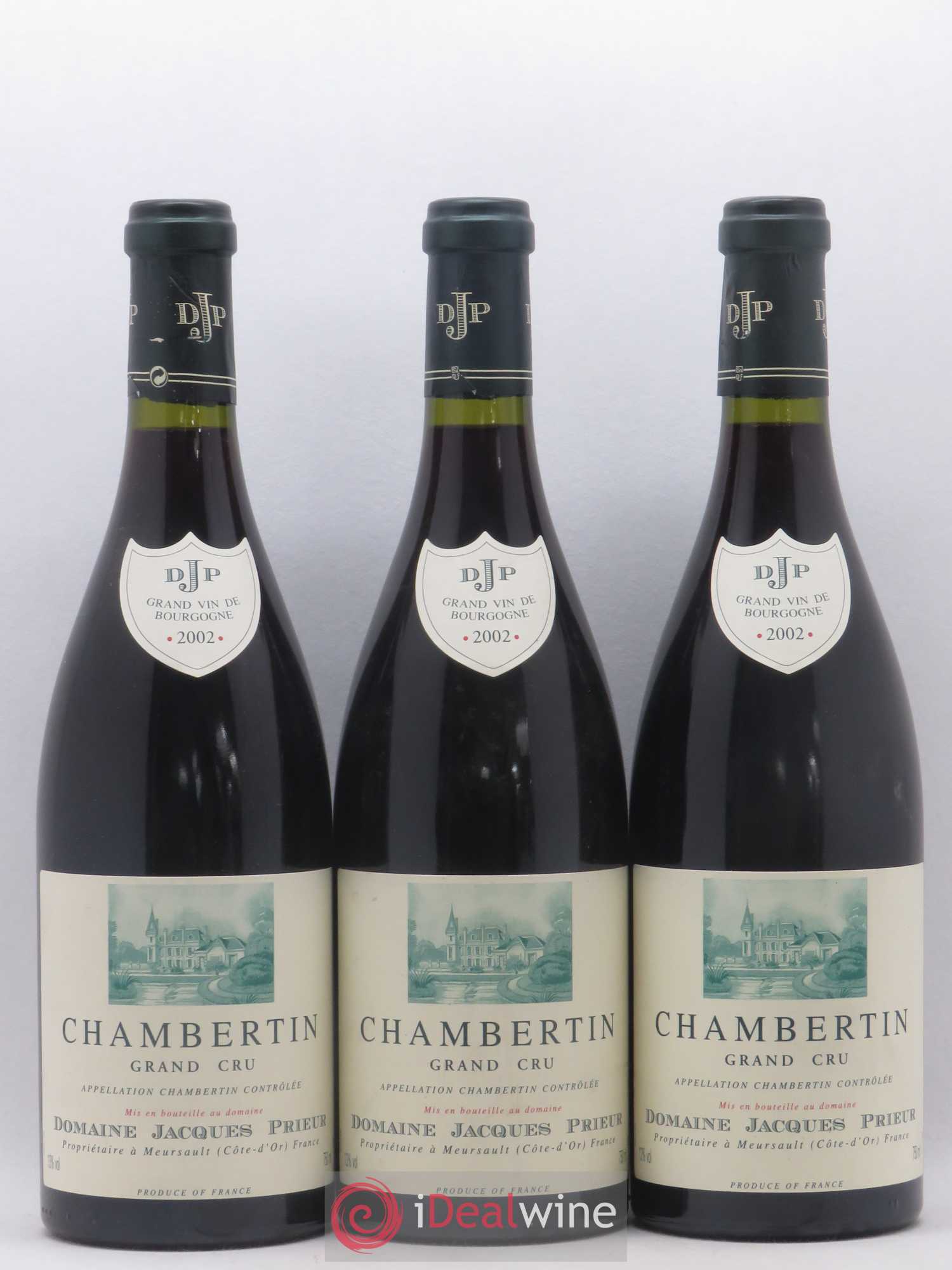 Buy Chambertin Grand Cru Jacques Prieur (Domaine) 2002 (lot: 4237)