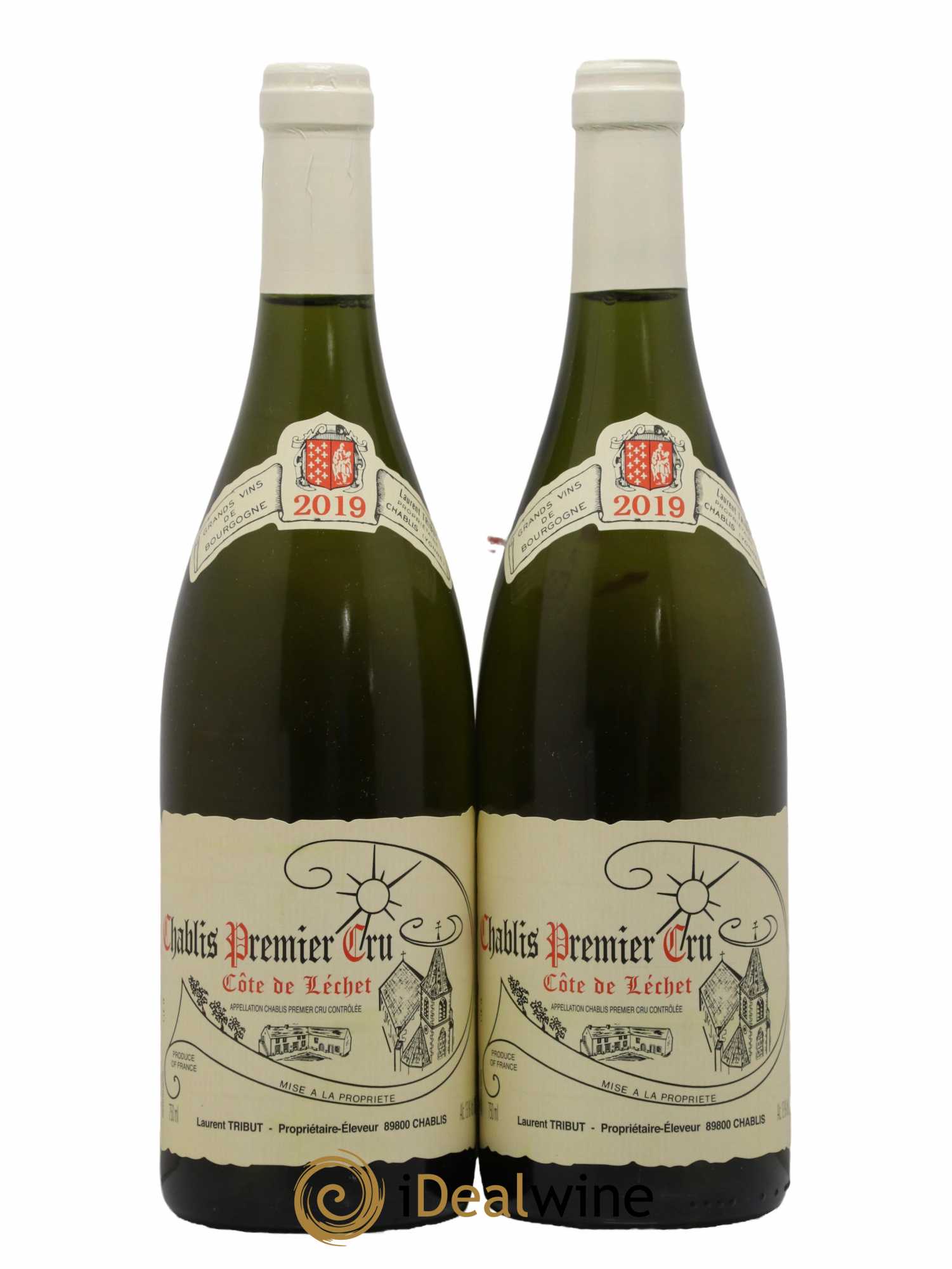Buy Chablis 1er Cru Côte de Lechet Laurent Tribut 2019 (lot: 3394)