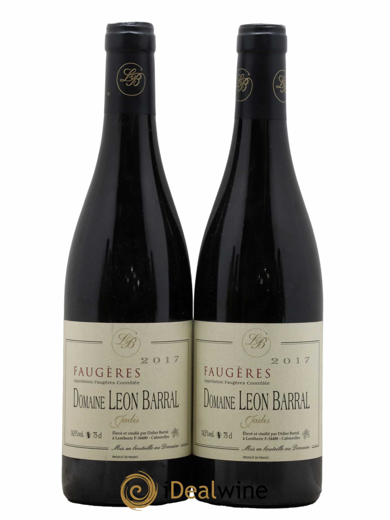 Acheter Faugères Jadis Domaine Léon Barral 2017 (lot: 352)
