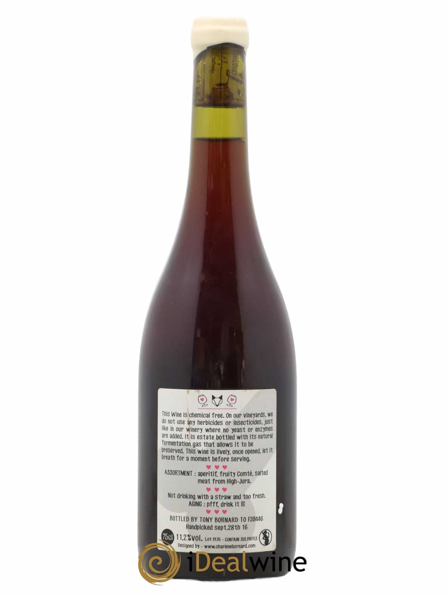 Acheter Vin de France Poulsard Ouvre l'Esprit Domaine Tony Bornard 2016 ...