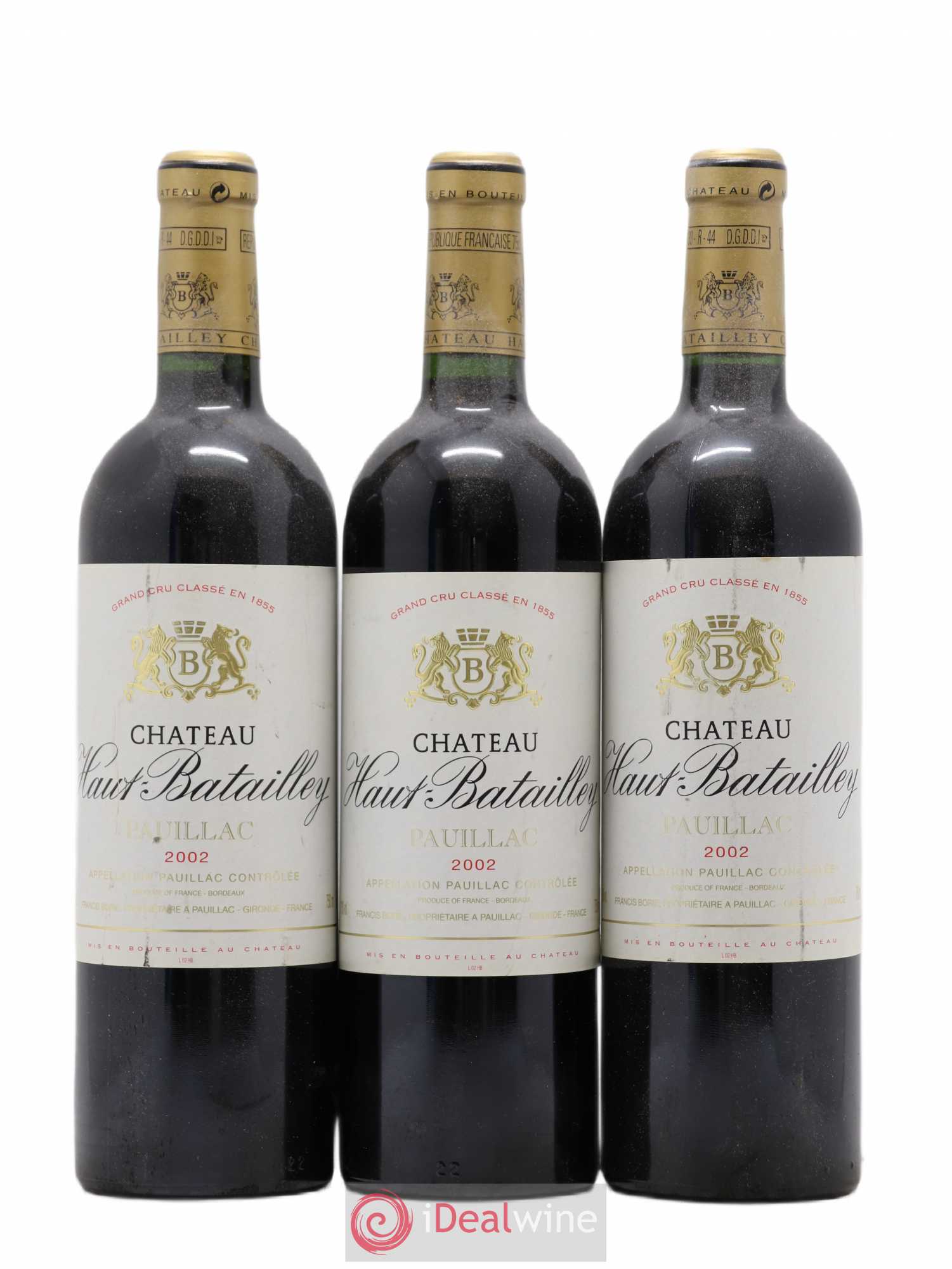 Acheter Château Haut Batailley 5ème Grand Cru Classé 2002 (lot: 1442)