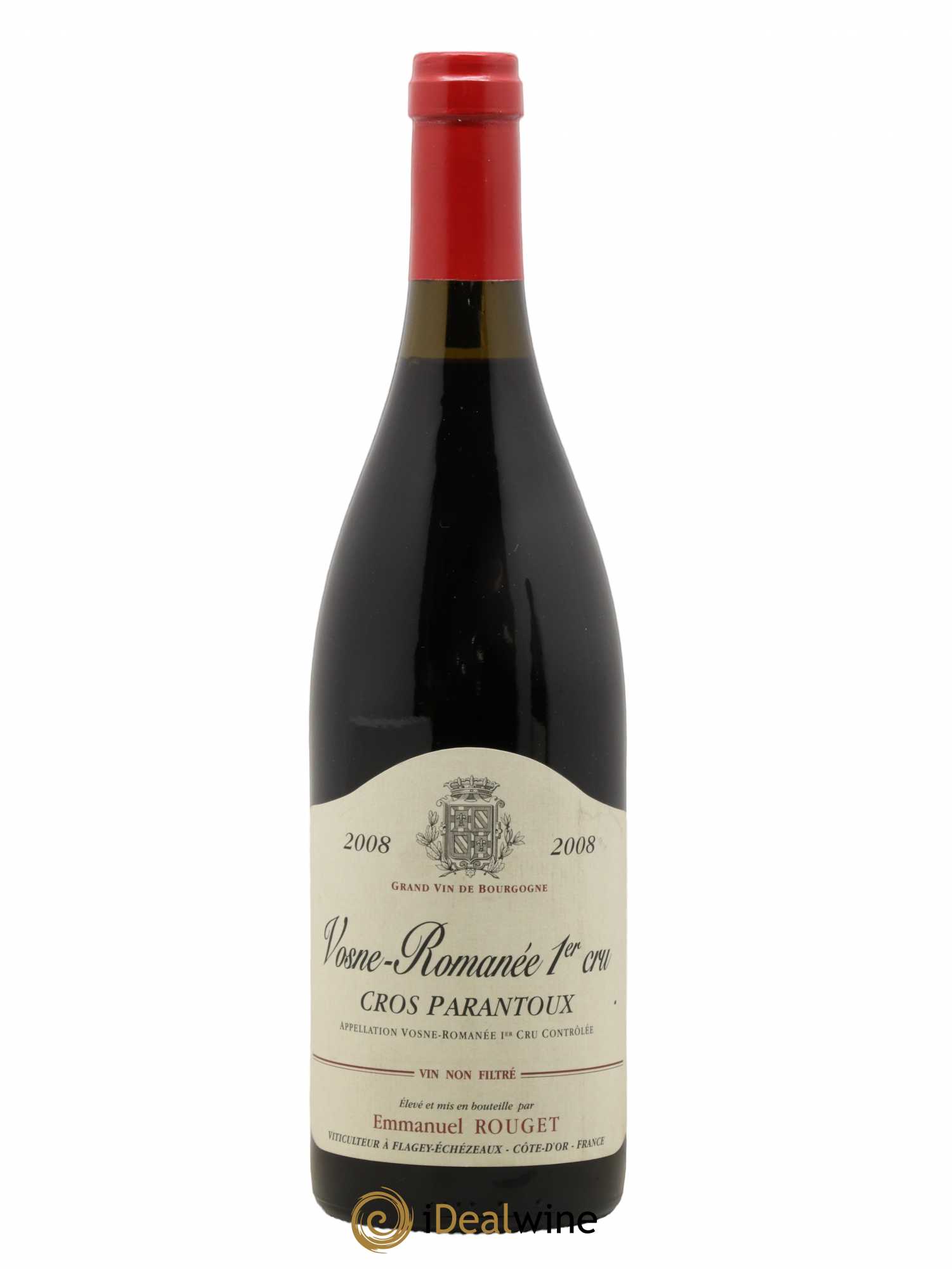 Acheter Vosne-Romanée 1er Cru Cros Parantoux Emmanuel Rouget 2008 (lot ...