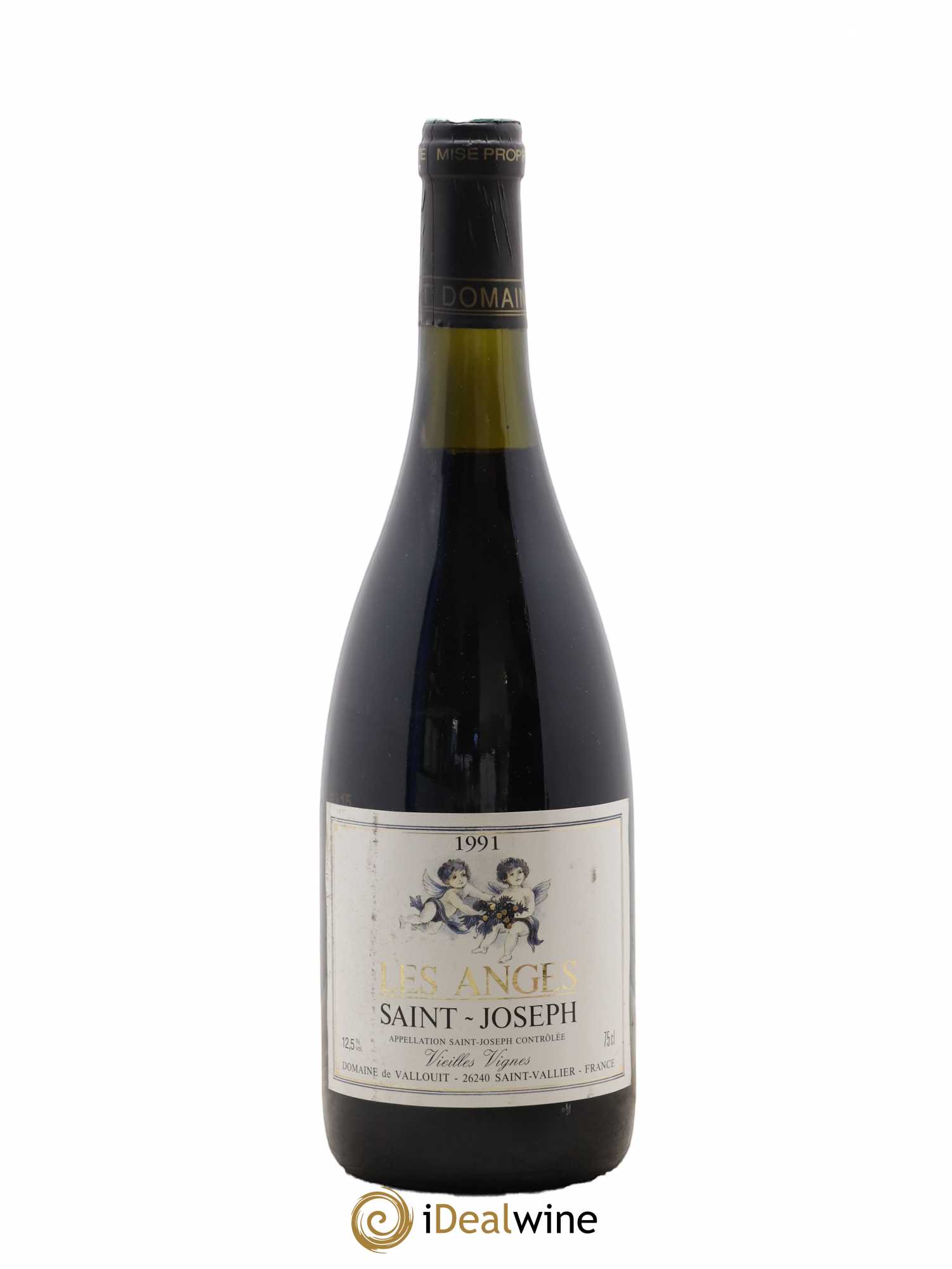 Acheter Saint-Joseph les Anges Vieilles Vignes Domaine de Vallouit 1991 ...