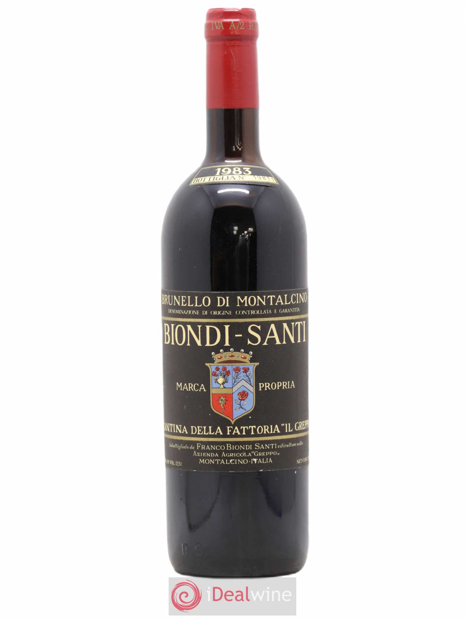 Buy Brunello di Montalcino DOCG Fattoria Il Greppo Biondi Santi 1983 ...