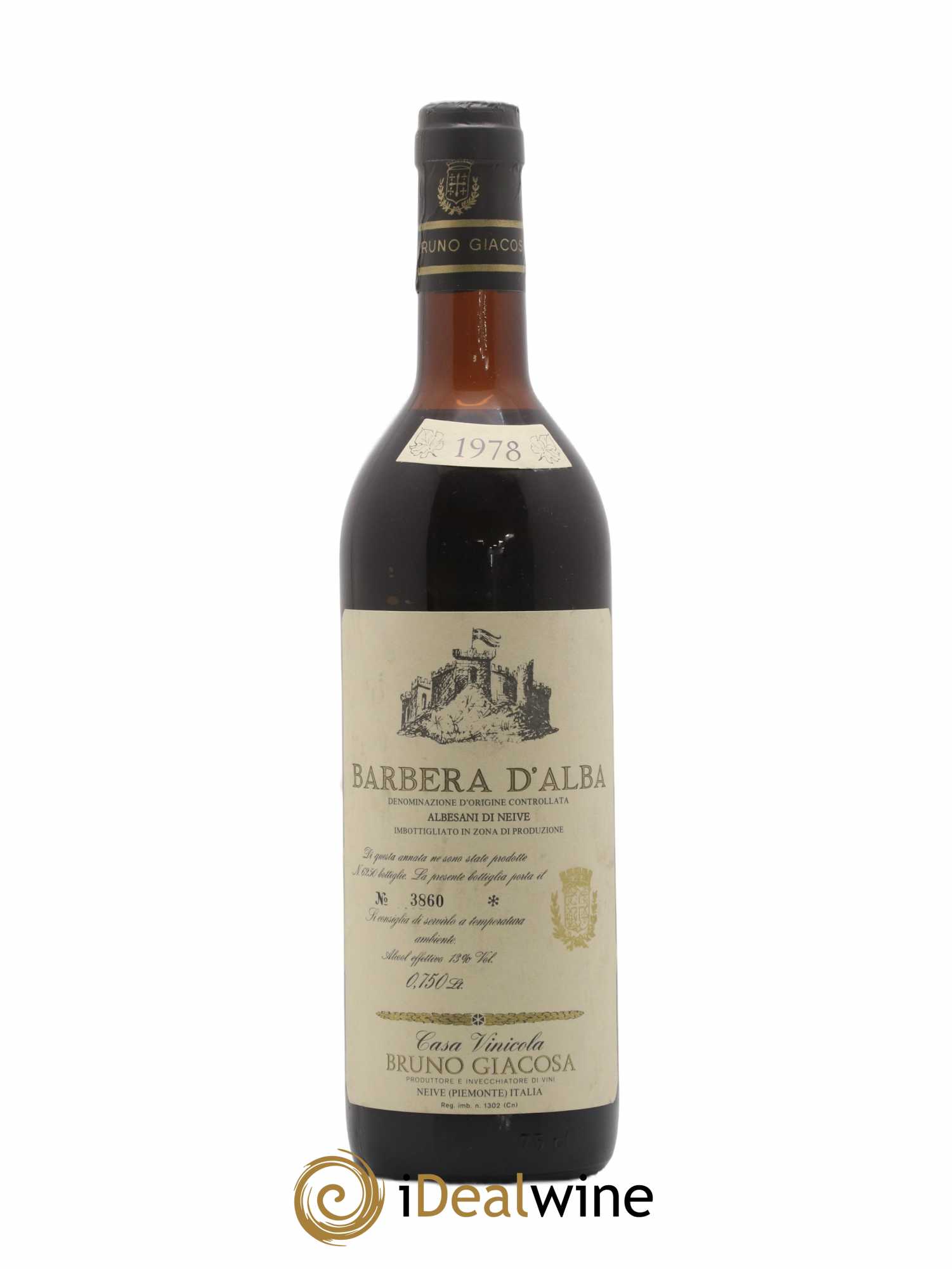 Acheter Barbera d'Alba DOC Casa Vinicola Bruno Giacosa Albesani 1978 ...