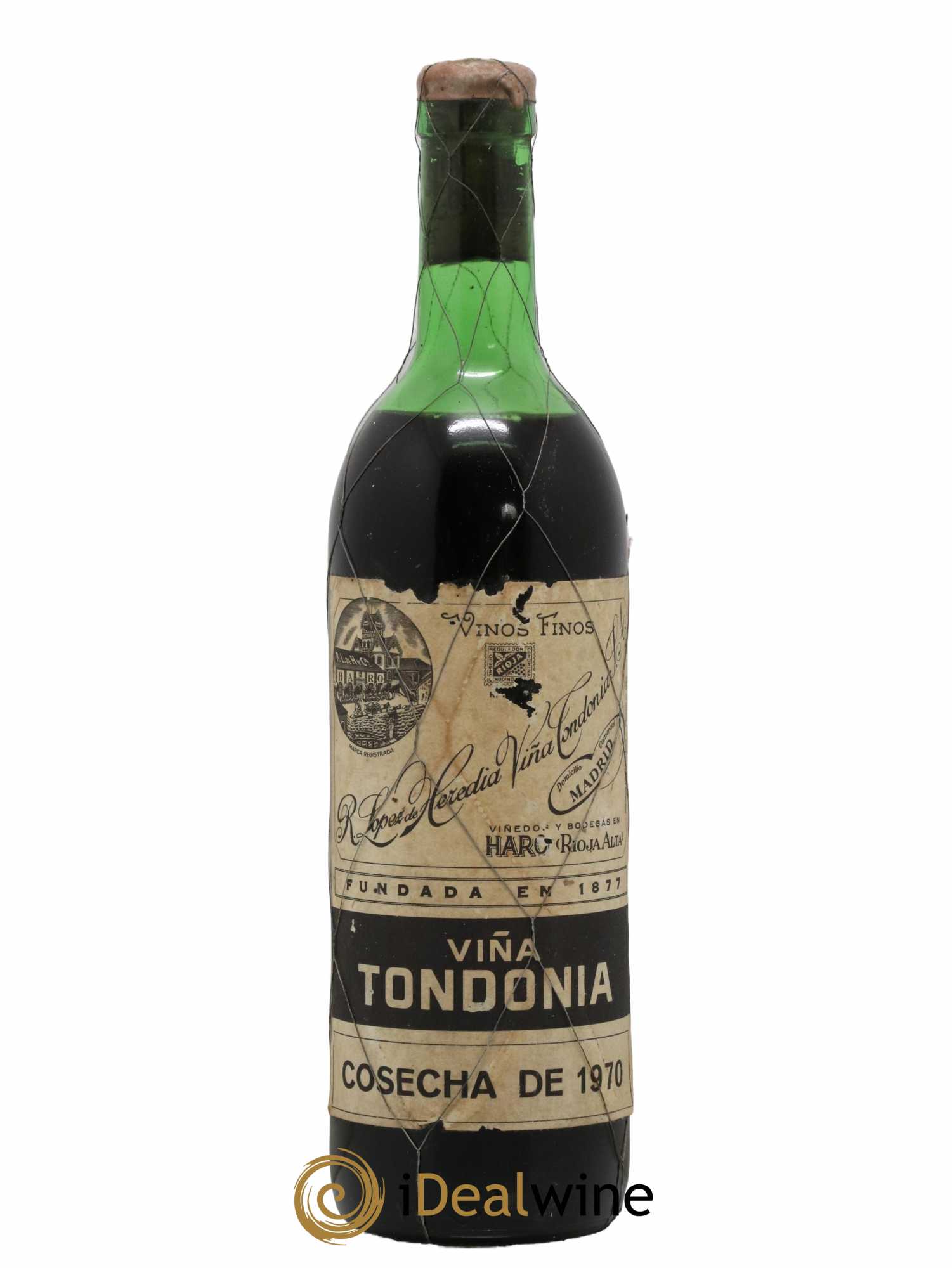 Buy Rioja DOCa Reserva Vina Tondonia R. Lopez de Heredia 1970 (lot: 217)