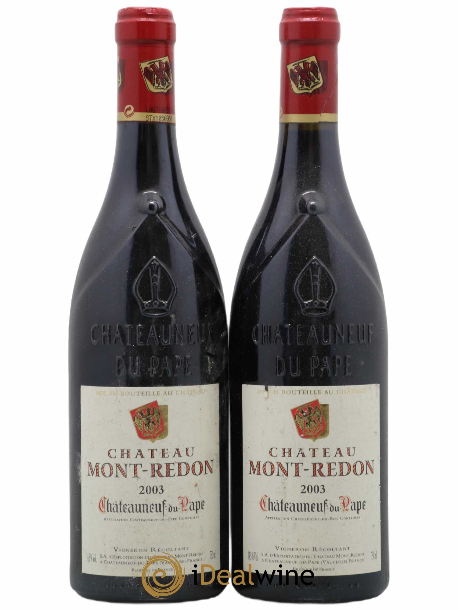 Acheter Châteauneuf-du-Pape Château Mont-Redon Famille Abeille-Fabre 2003 (lot: 1184)