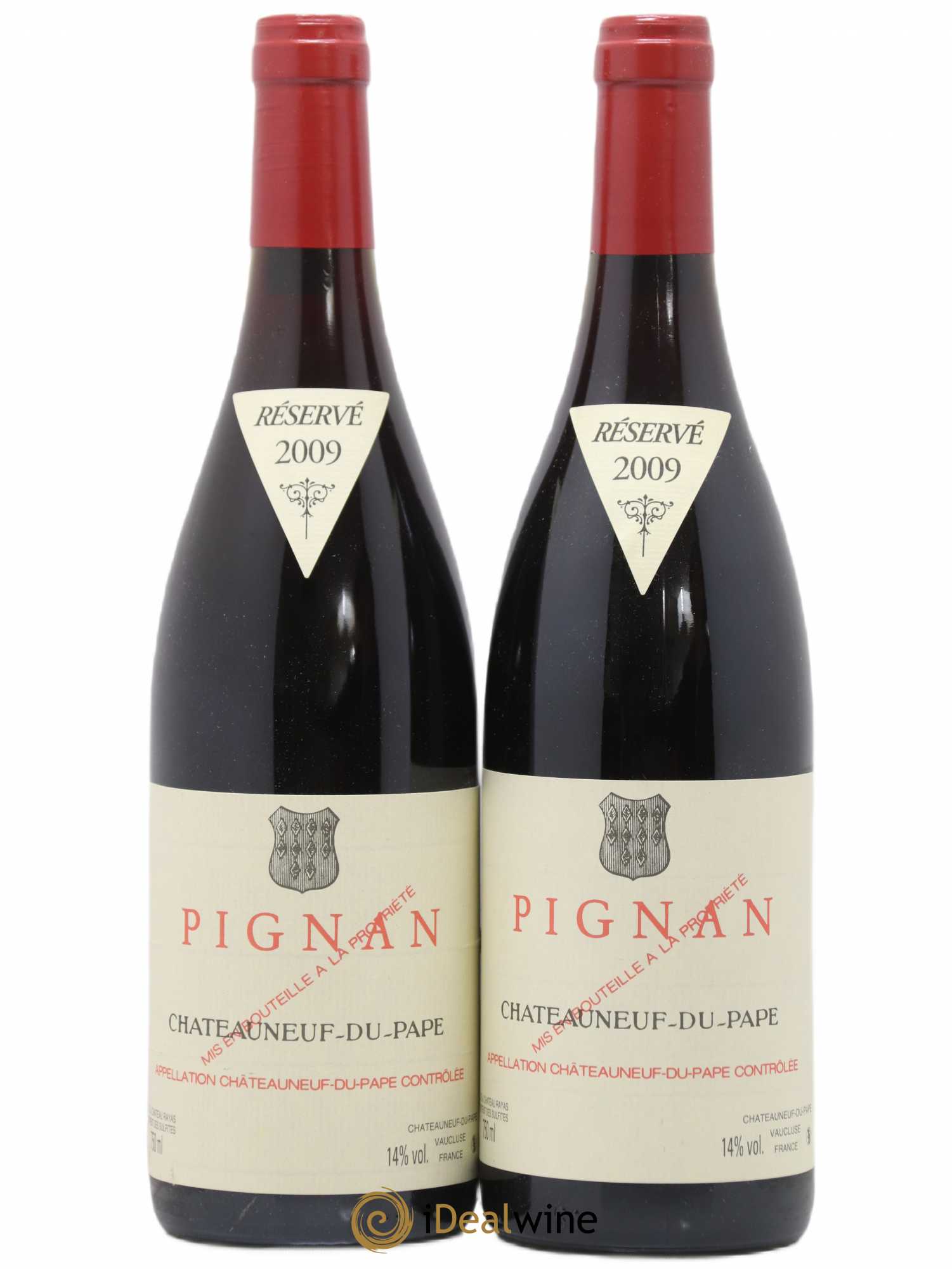 Acheter Châteauneuf-du-Pape Pignan SCEA Château Rayas 2009 (lot: 3708)