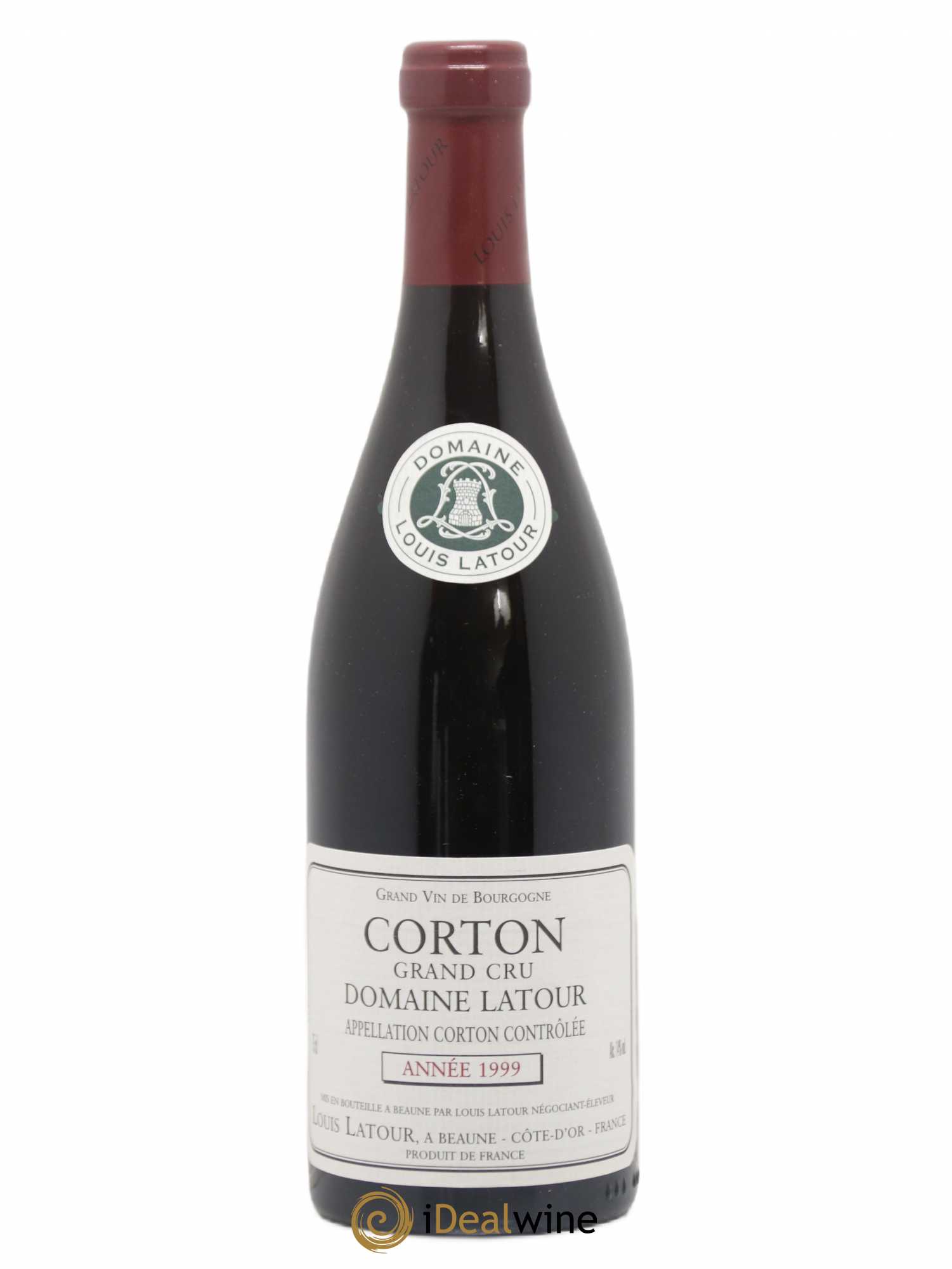 Acheter Corton Grand Cru Domaine Latour 1999 (lot: 2233)