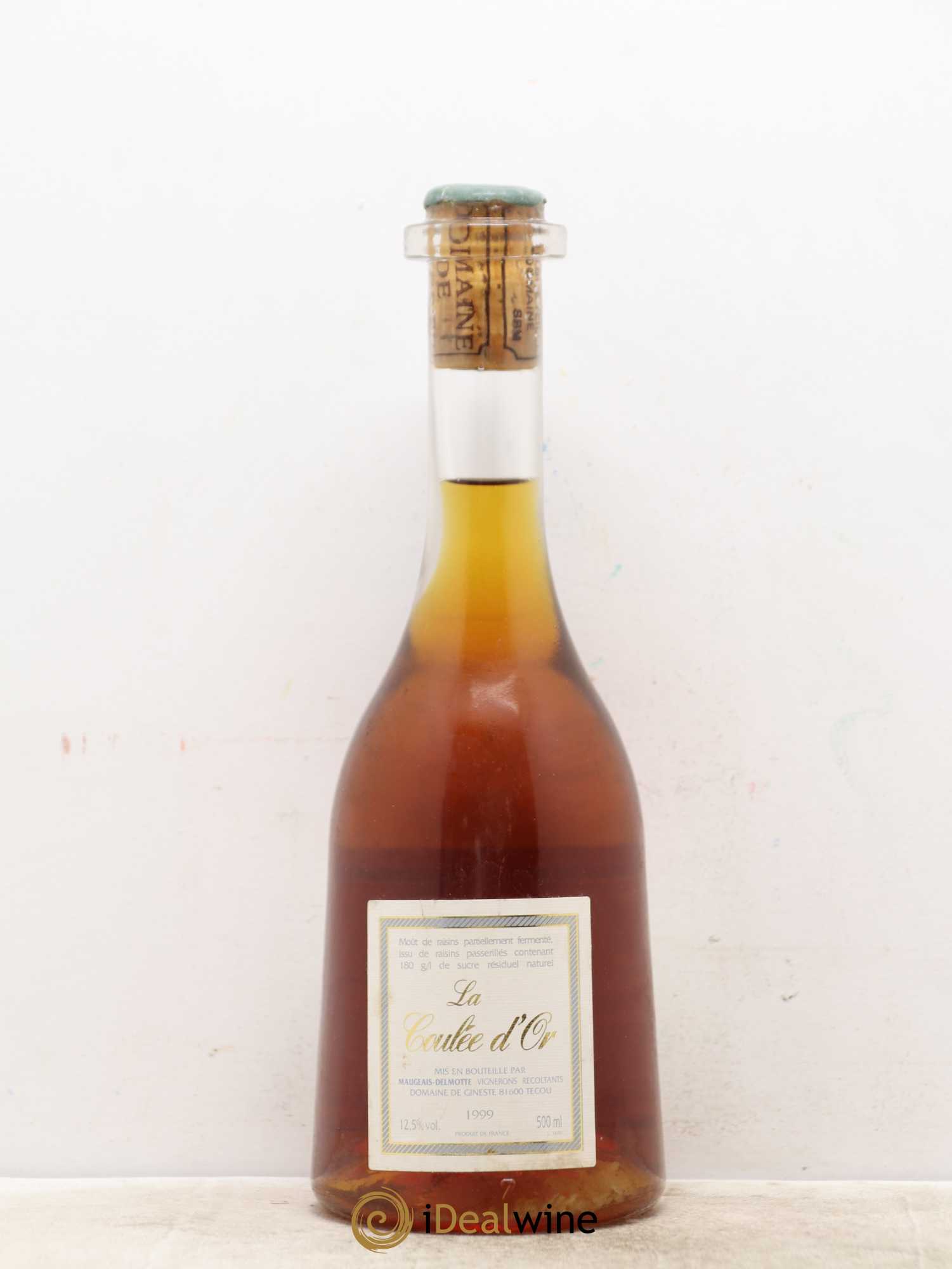 Buy Vin de France La Coulée d'Or domaine de Gineste 50Cl 1999 (lot: 1103)