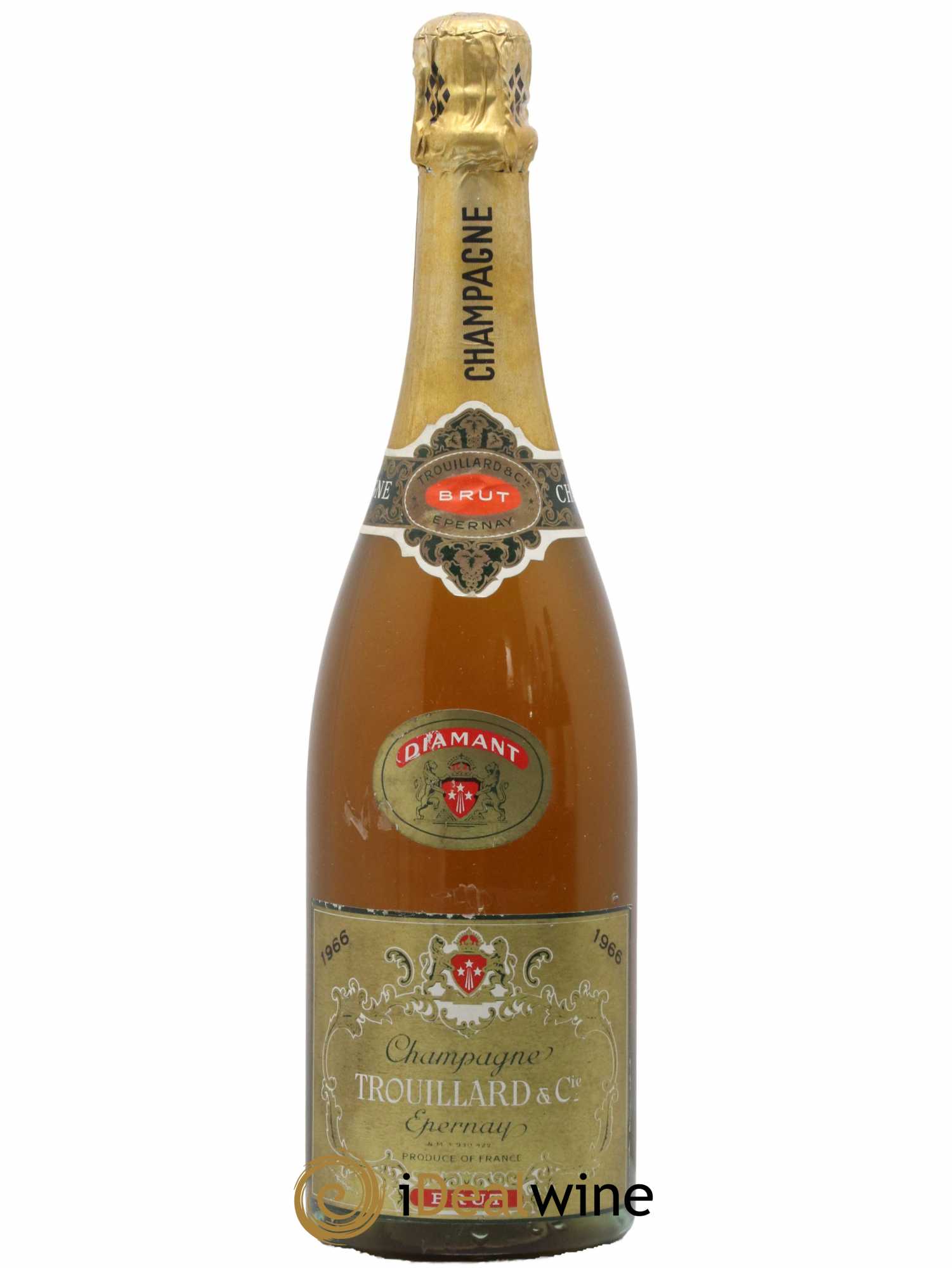 Acheter Champagne Brut Diamant Trouillard 1966 (lot: 1600)