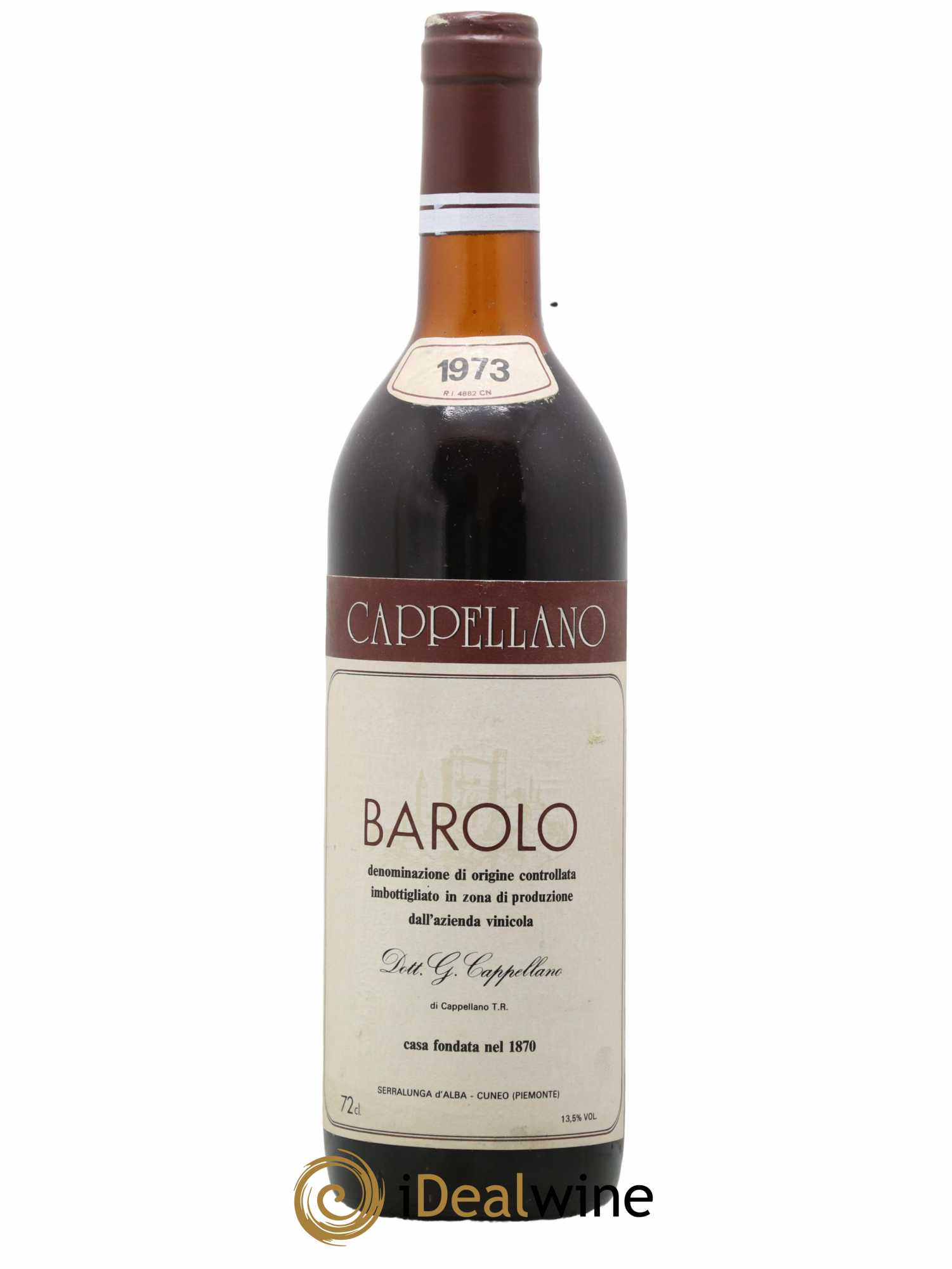 Buy Barolo DOCG Cappellano 1973 (lot: 4947)
