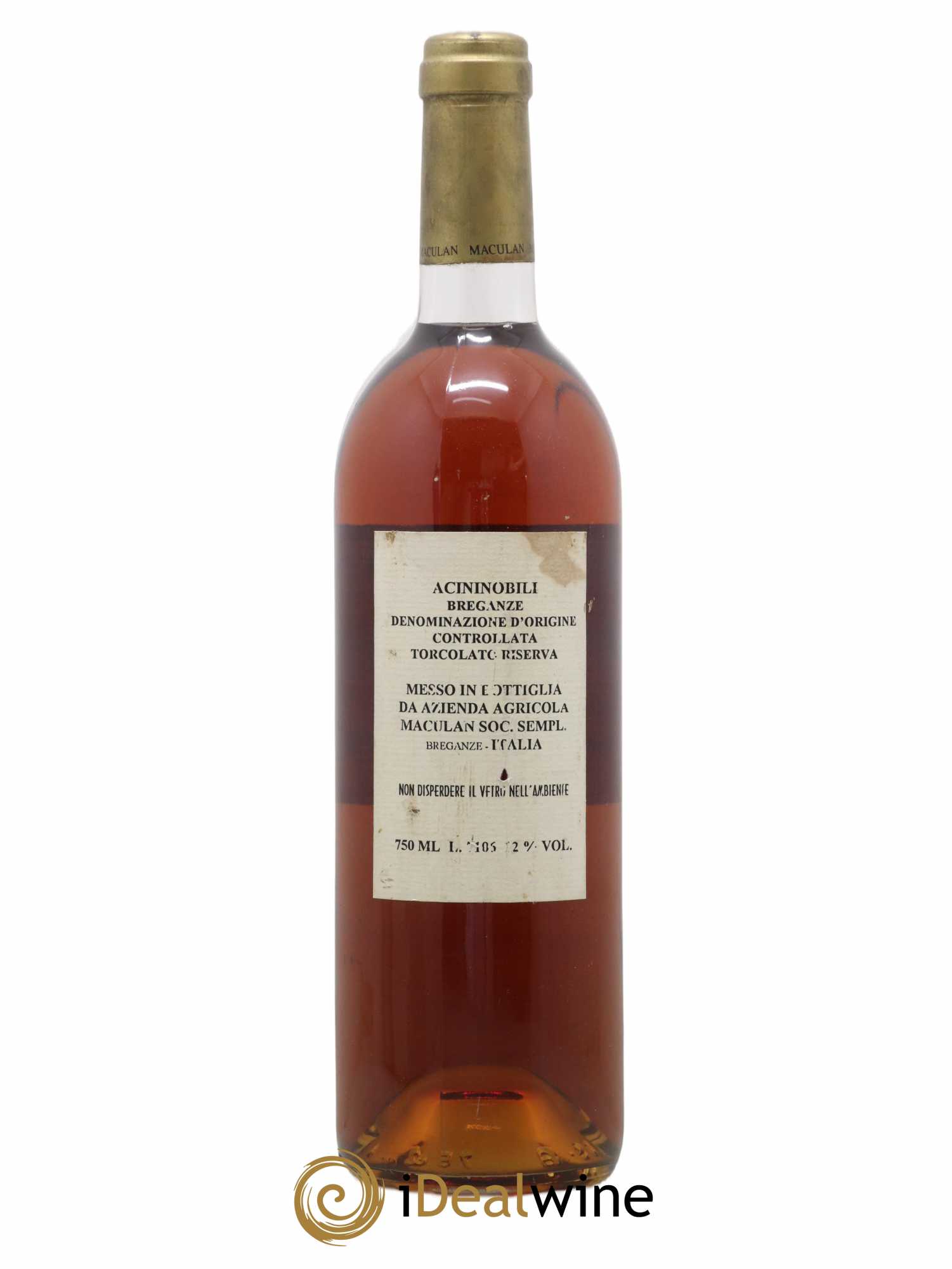 Acheter Italie Breganze Maculan Acininobili 1995 (lot: 98)