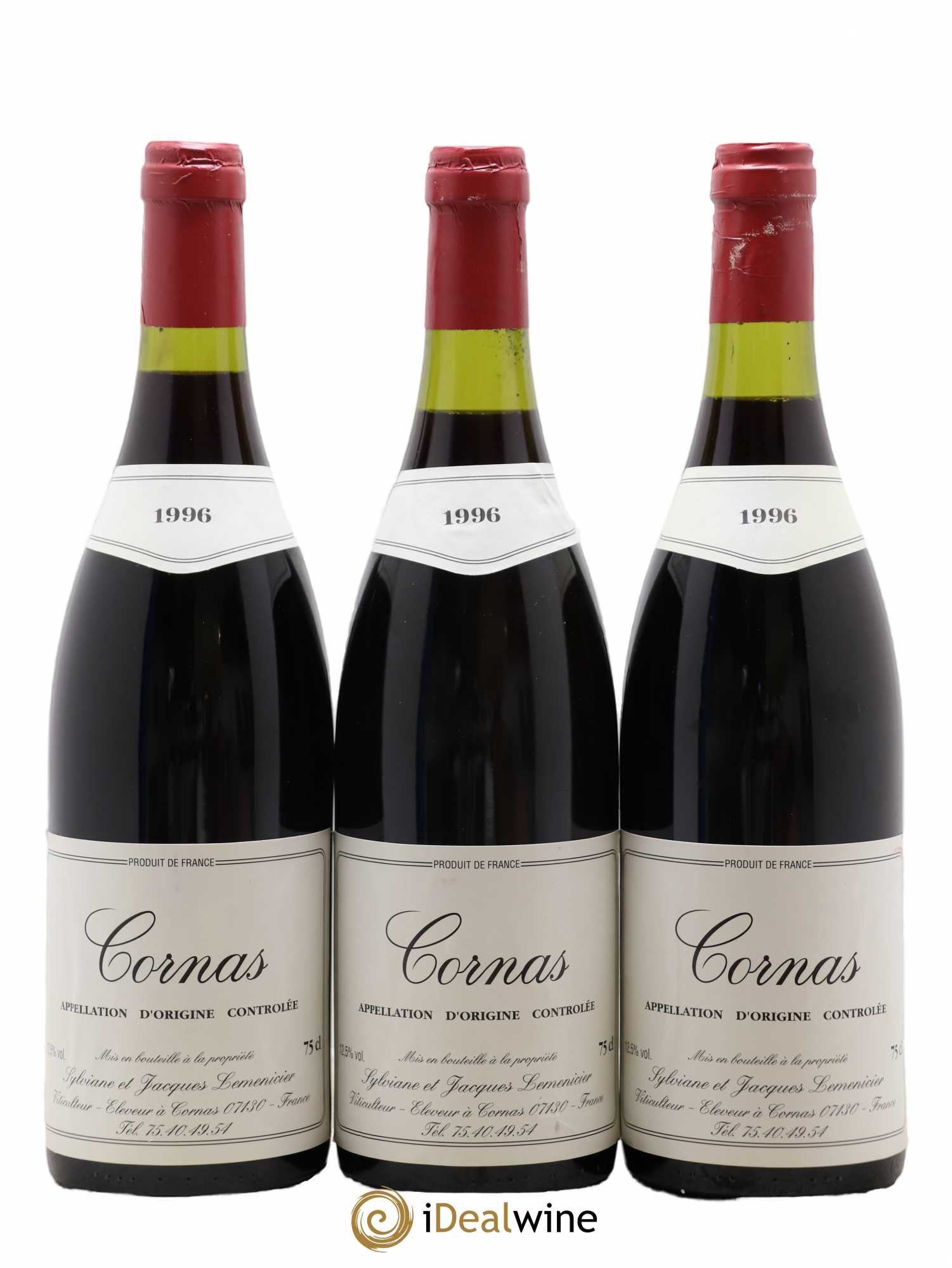 Buy Cornas Domaine Lemenicier 1996 (lot: 4857)