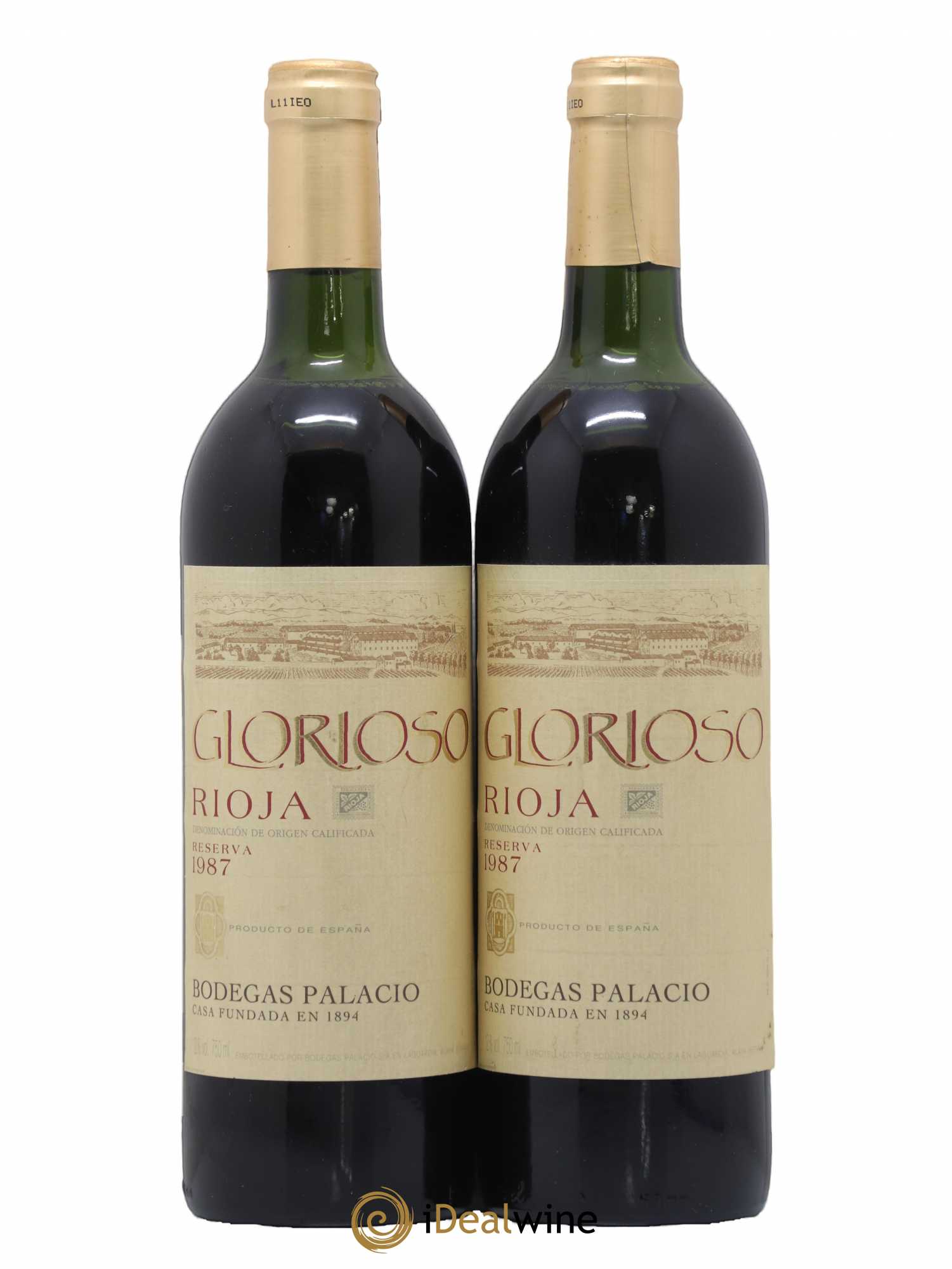 Acheter Rioja DOCa Reserva Glorioso Bodegas Palacios 1987 (lot: 48)