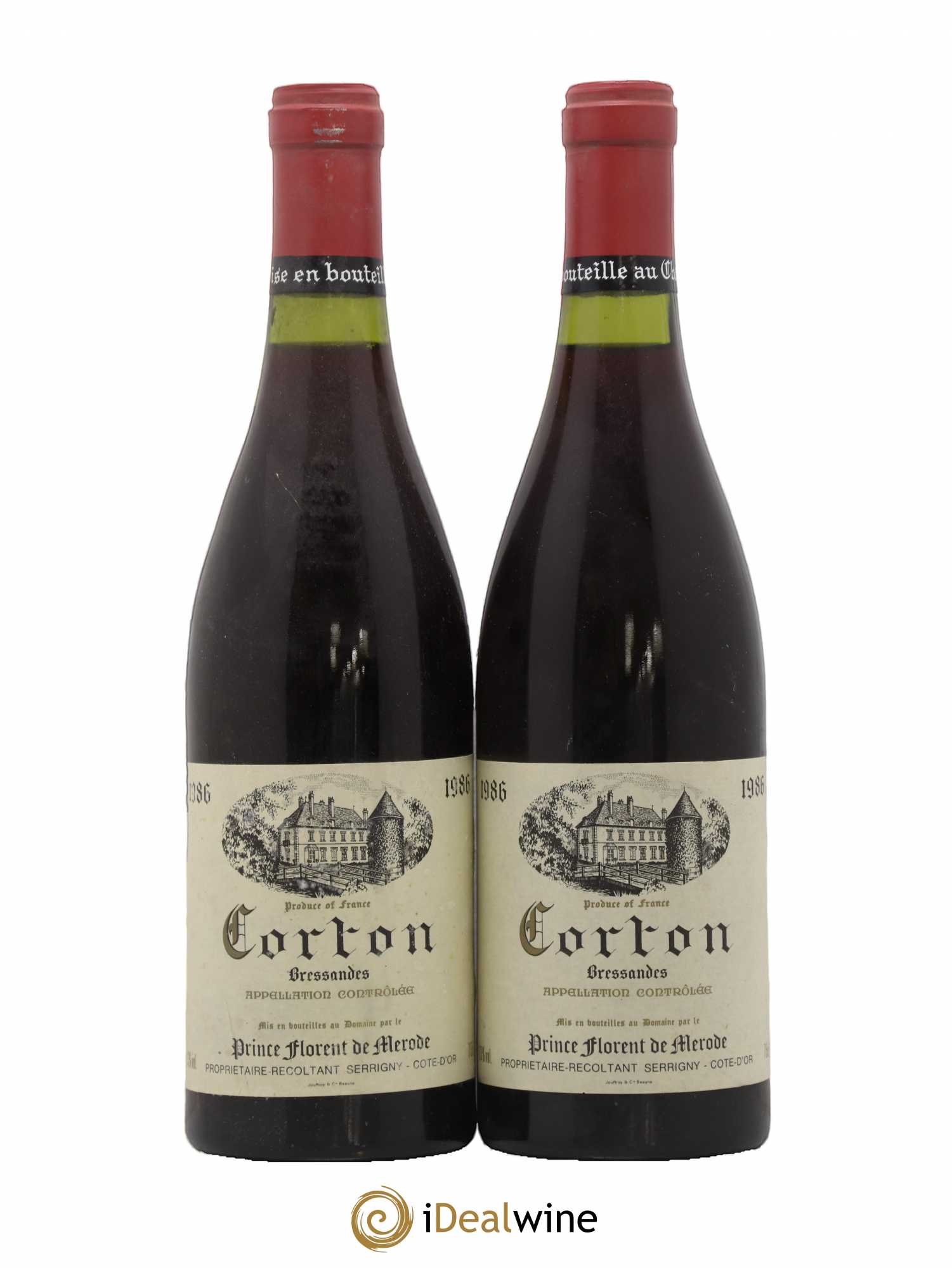 Acheter Corton Grand Cru Bressandes Prince Florent de Merode 1986 (lot ...
